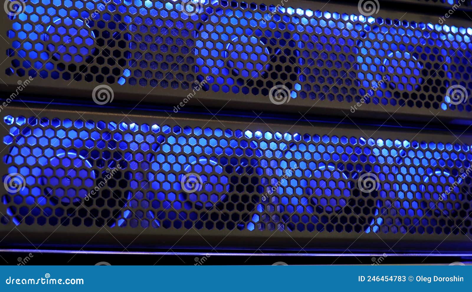 The Air Cooling System of the Controlled Switchboard Stock Video ...