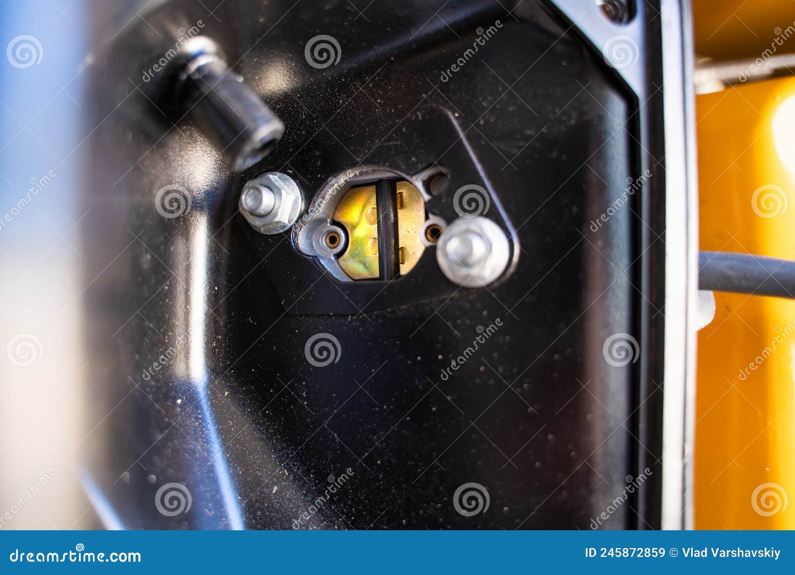 Air Damper for a Small Gas Generator Carburetor. Air Filter Housing ...