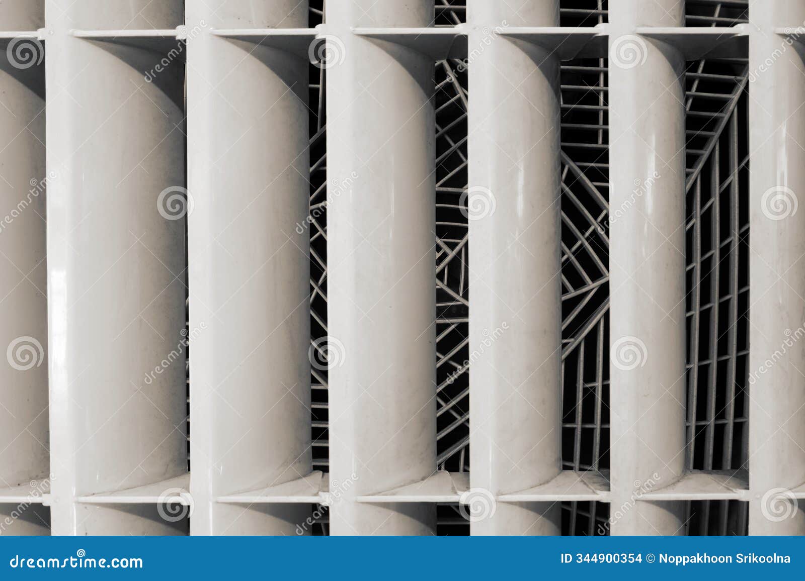 Air Deflection Grill Used With Air Conditioner Compressor Stock ...