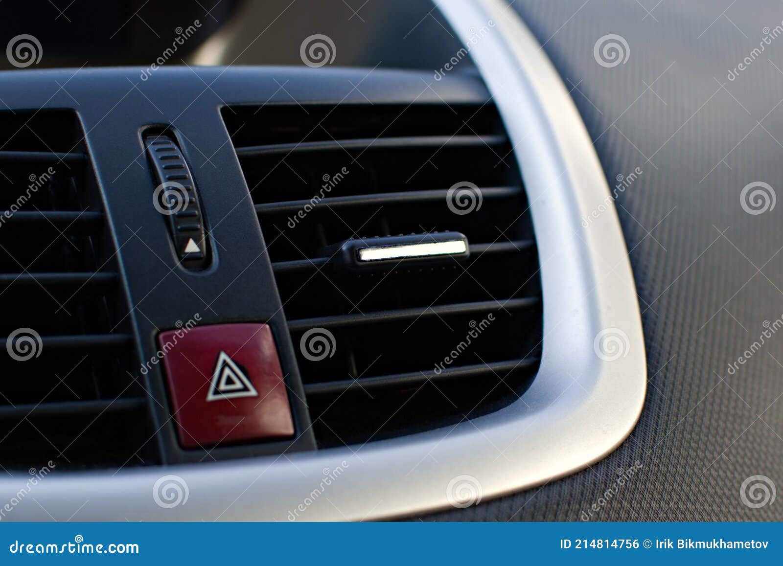 Air Deflector of Automobile Ventilation System Stock Photo - Image of ...