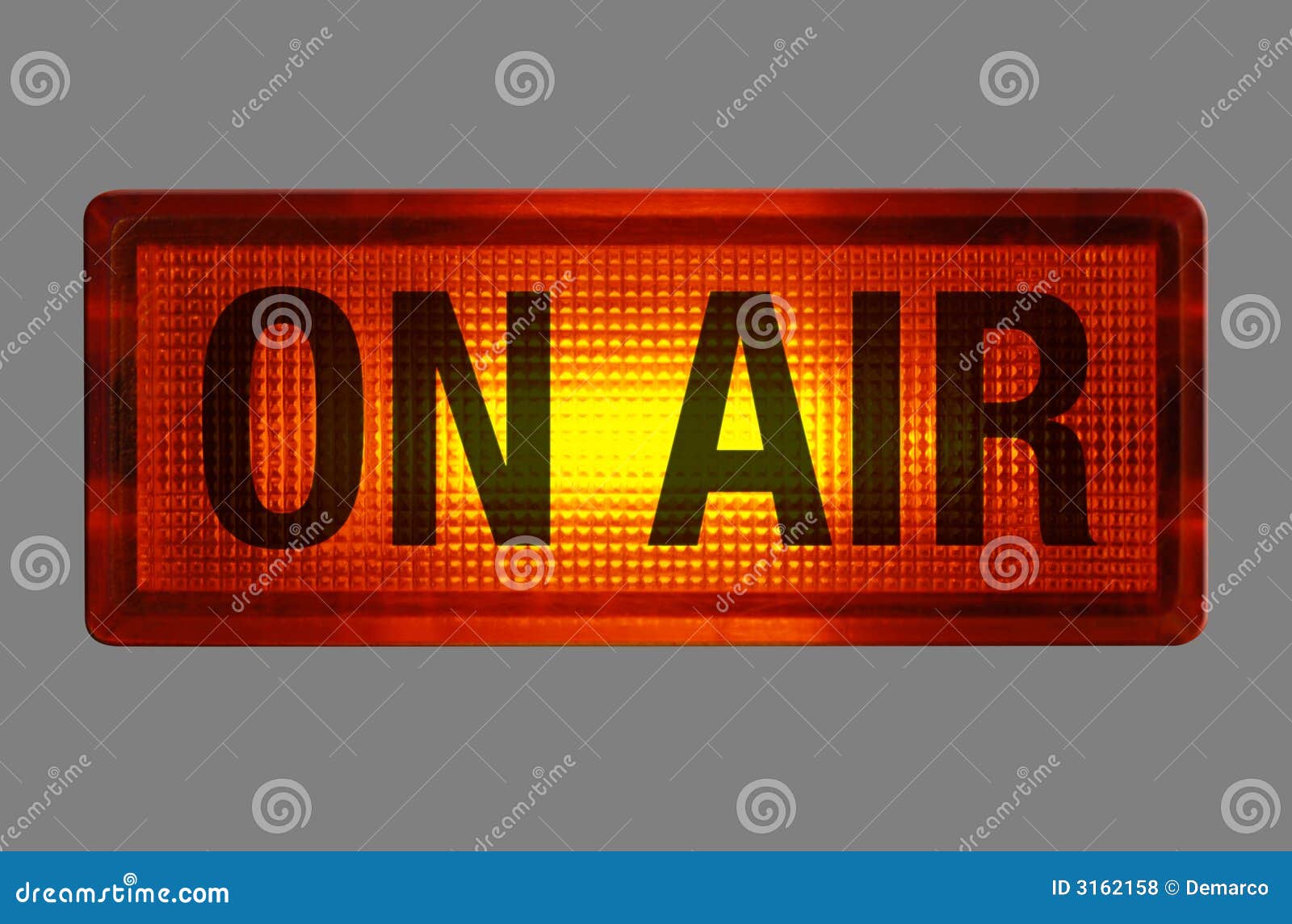 On Air display stock photo. Image of display, lamp, control - 3162158