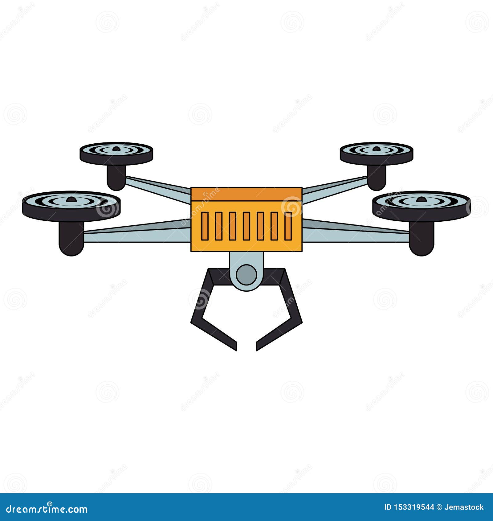 Air Drone Remote Control Cartoon Stock Vector - Illustration of ...