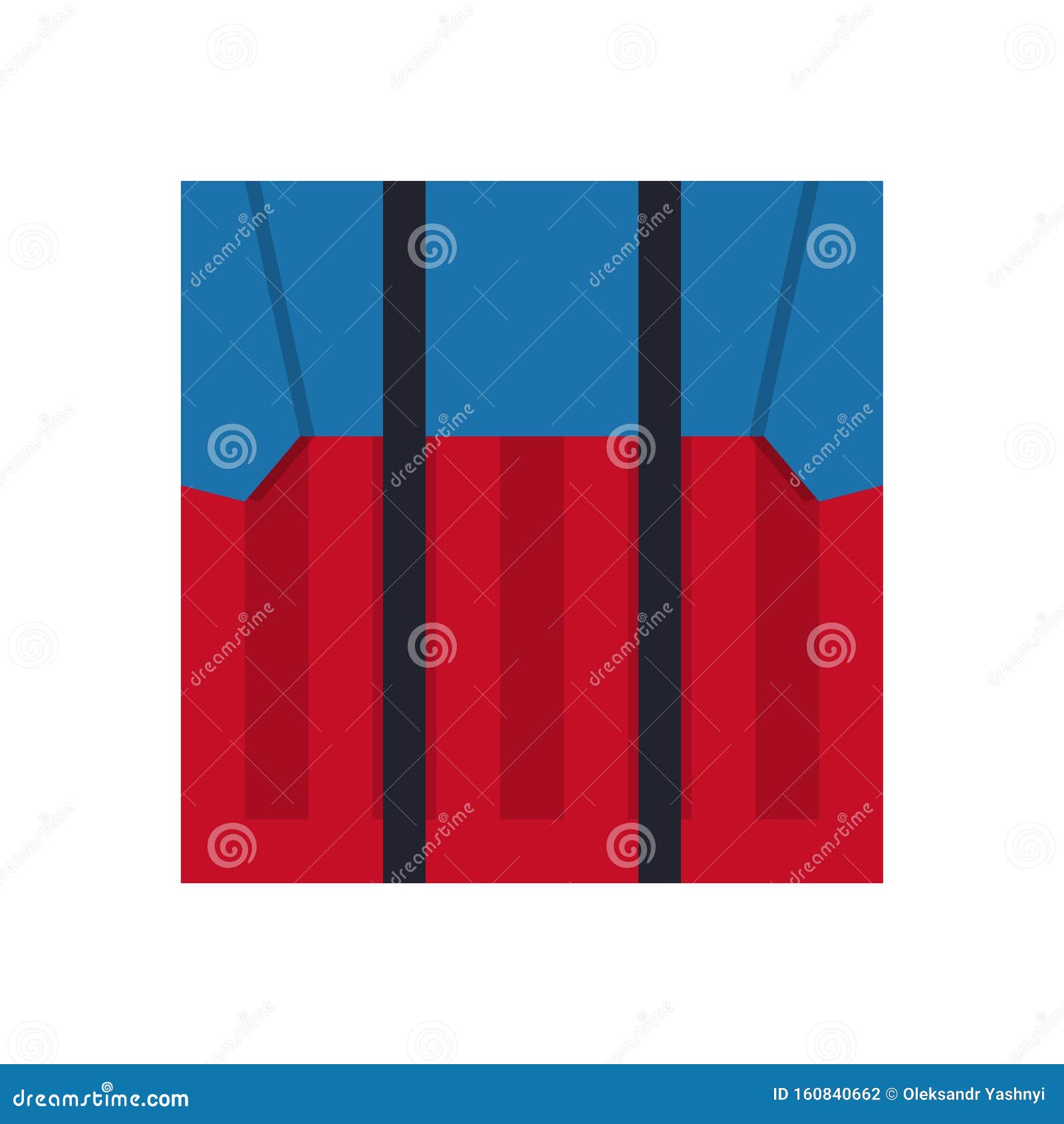 Air Drop Box from the Game PlayerUnknowns Battlegrounds. PUBG. Flat ...