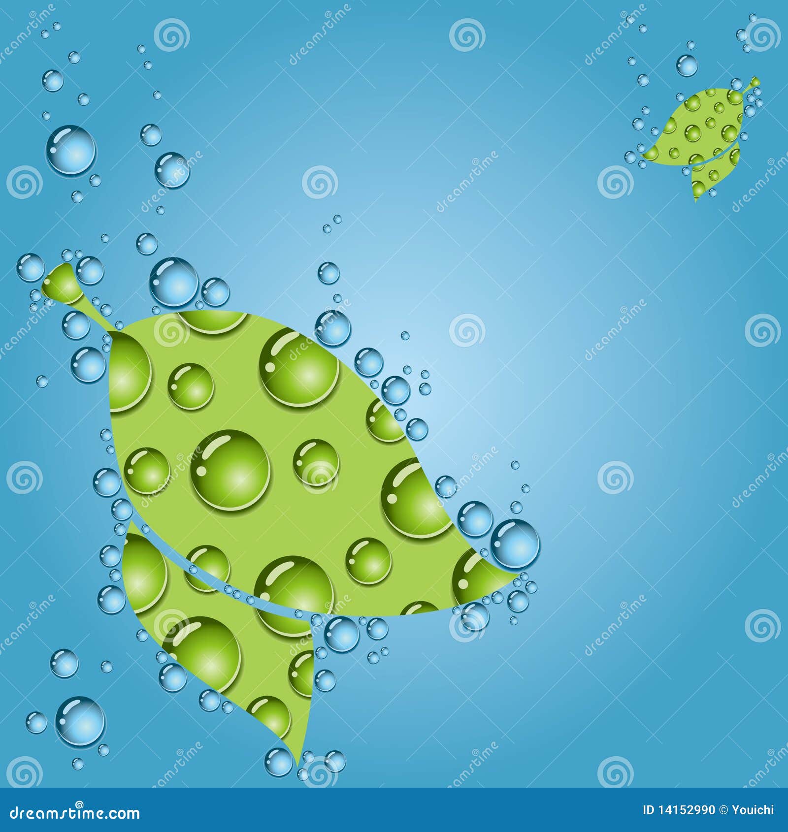 Air and Drops stock vector. Illustration of front, green - 14152990