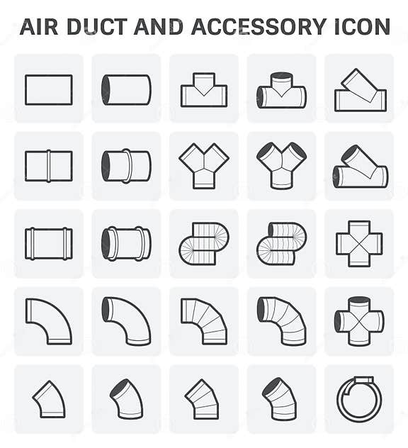 Air Duct Icon stock vector. Illustration of aeration - 76308475