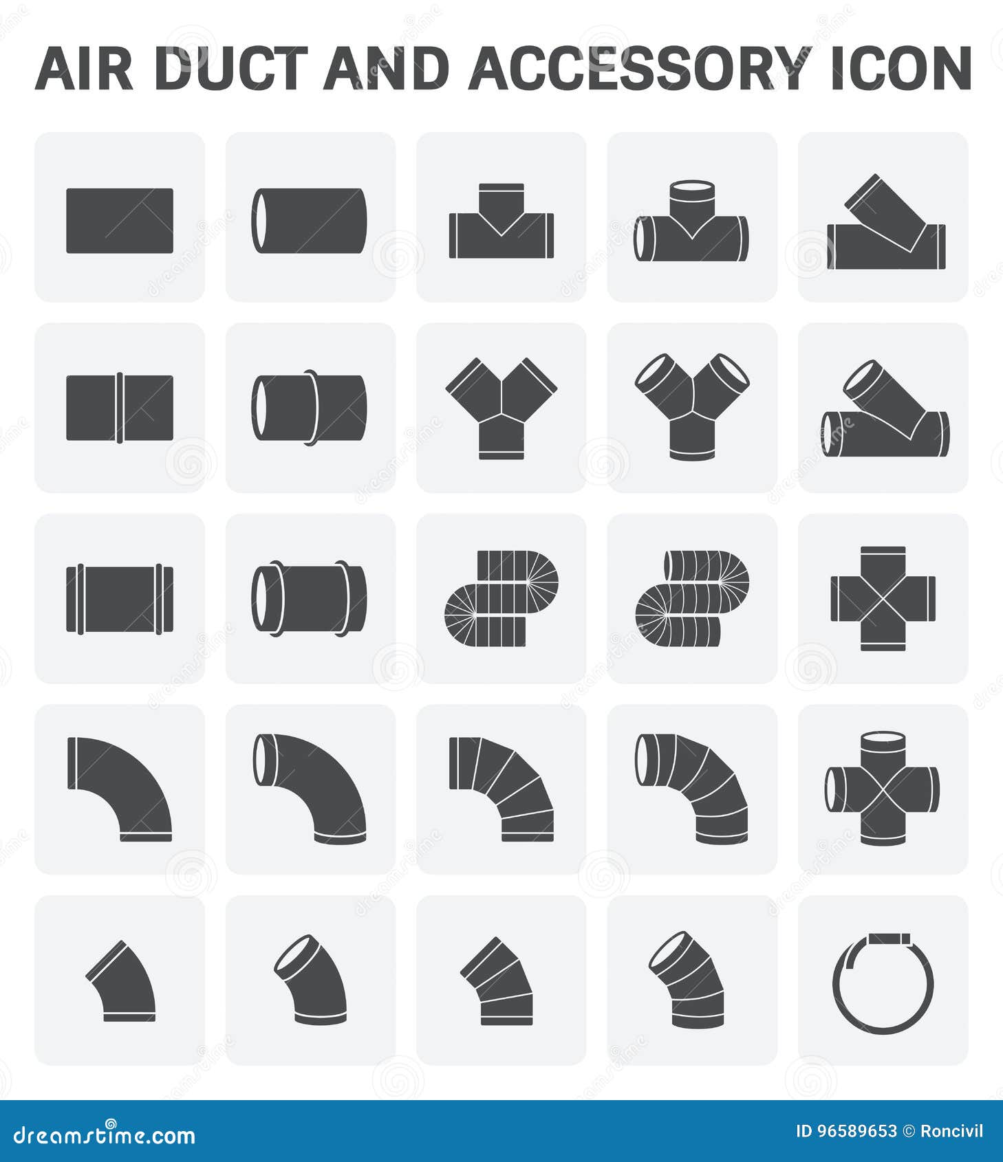 Air Duct Icon stock vector. Illustration of chimney, construction ...