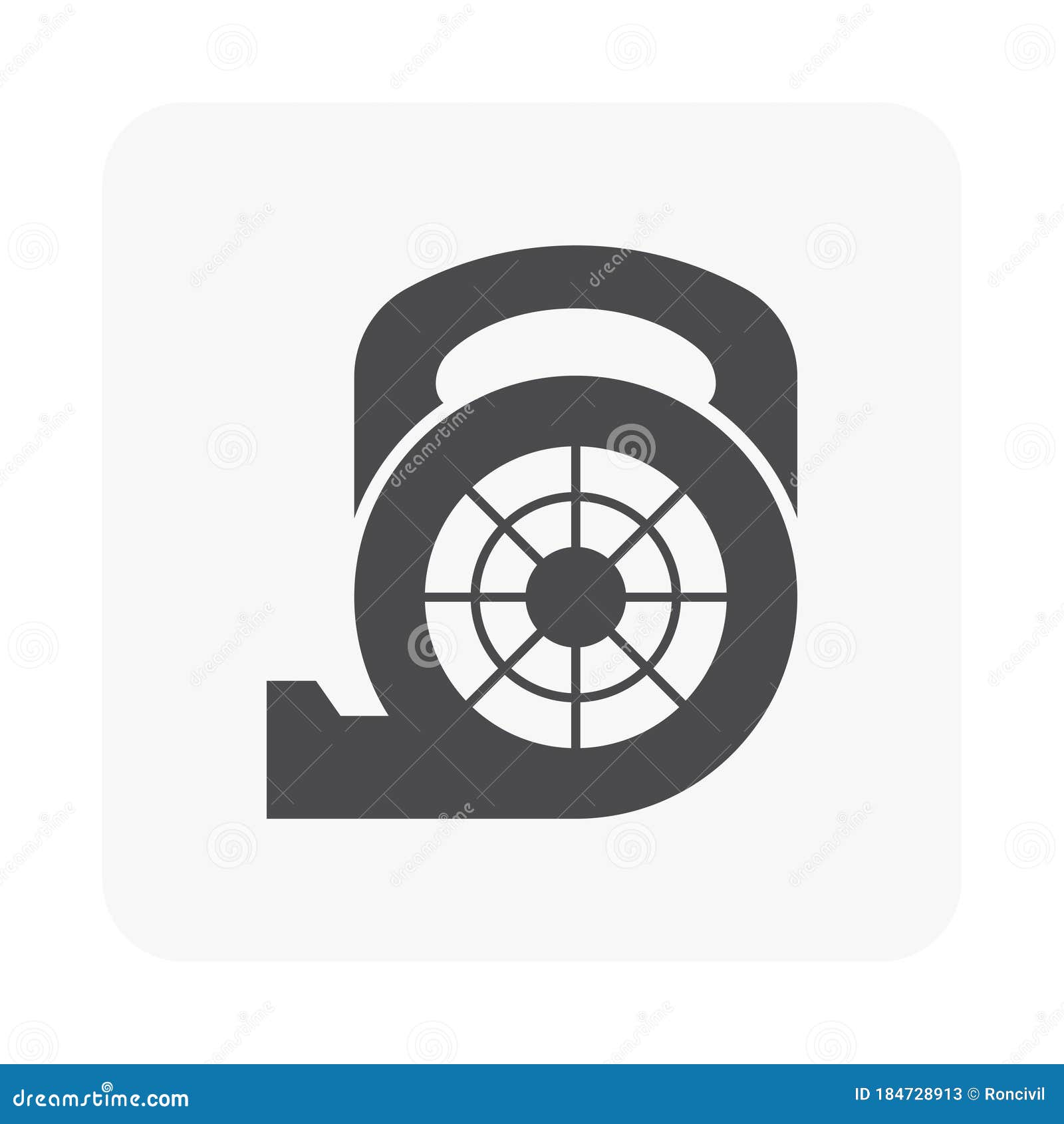 Ductwork Cleaning Outline Cartoon Vector | CartoonDealer.com #124244069