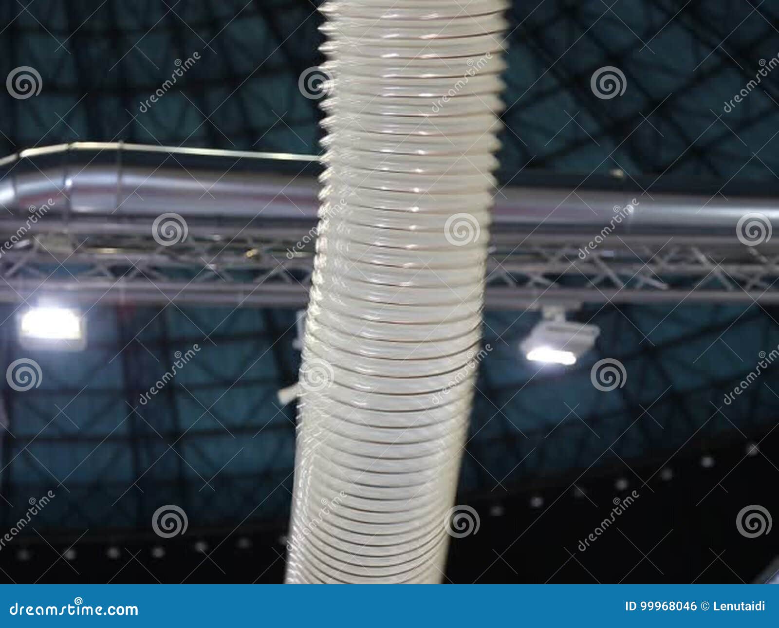 Air duct stock footage. Video of tube, lights, engineering - 99968046