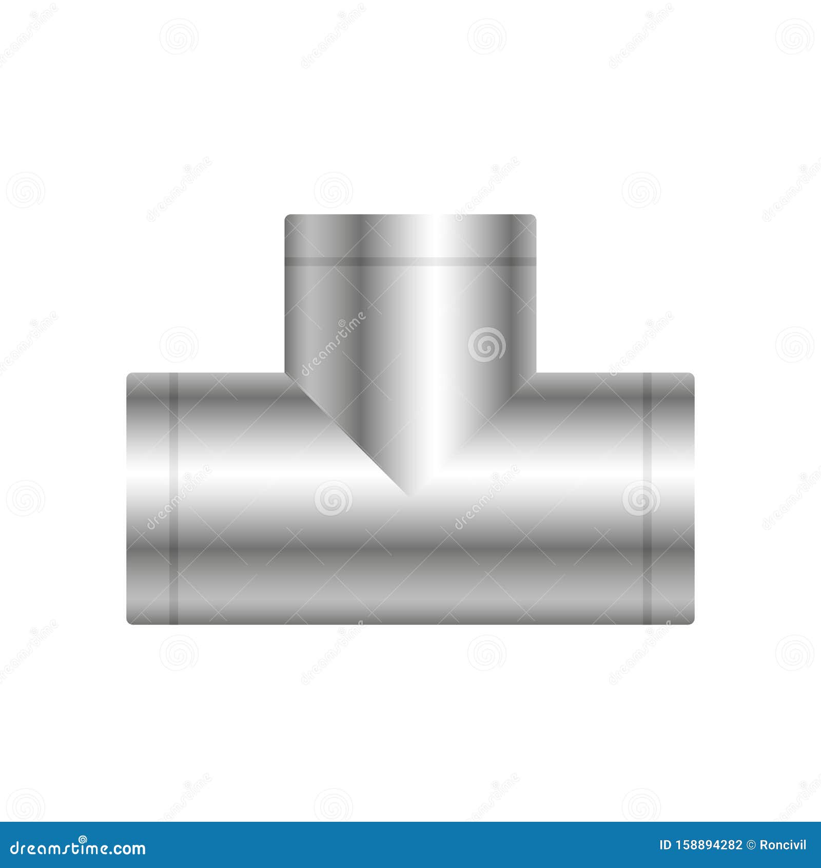 Air duct pipe stock vector. Illustration of home, mechanical - 158894282