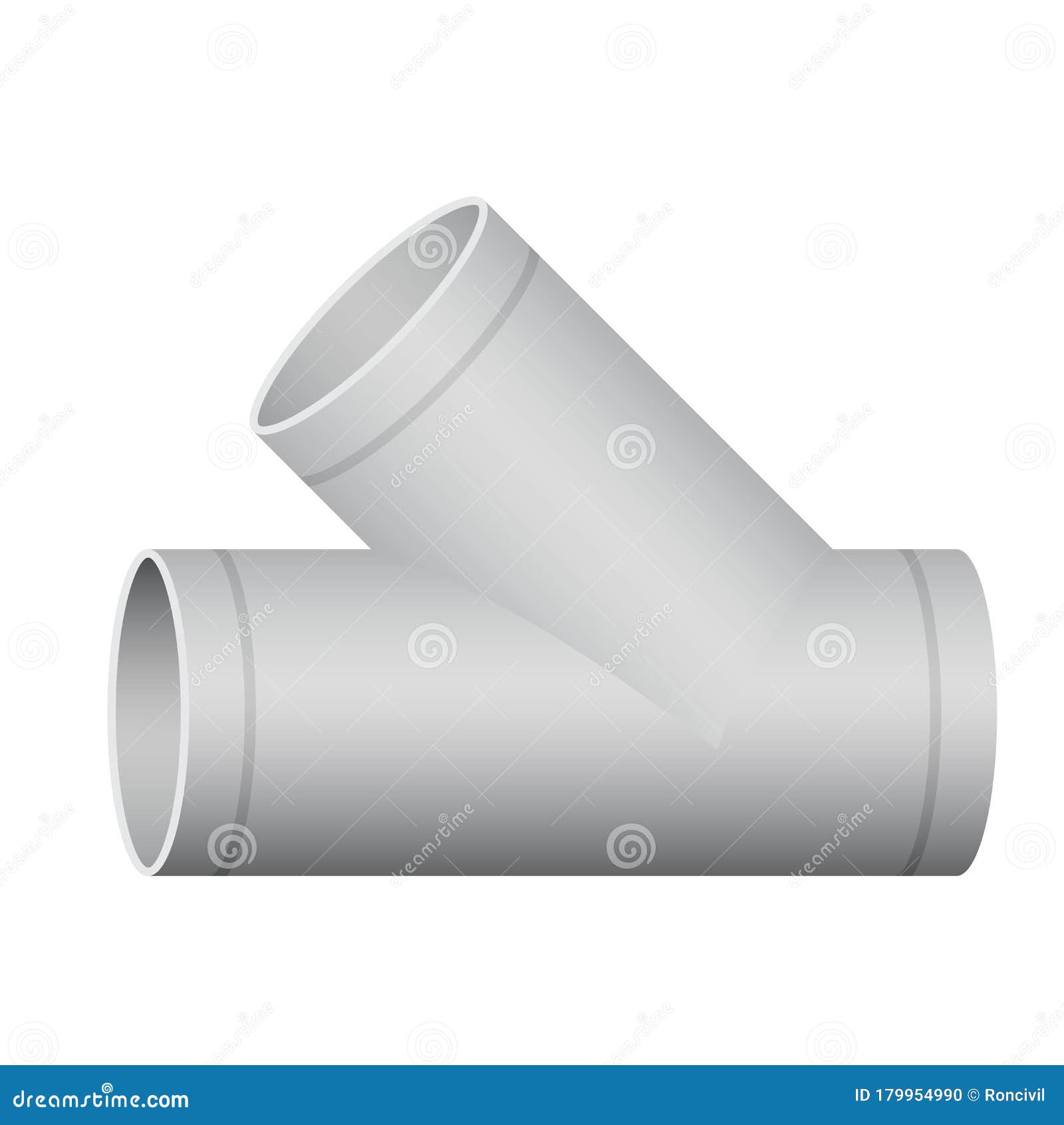 Air duct pipe stock vector. Illustration of building - 179954990