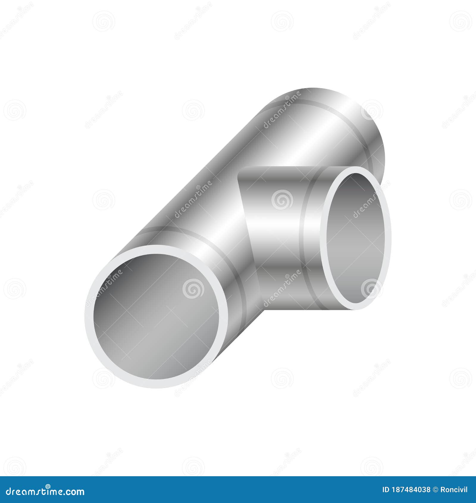 Air duct pipe stock vector. Illustration of ducting - 187484038