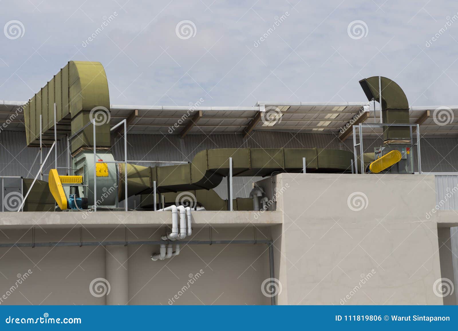 Air Duct and Ventilation System Stock Photo - Image of cool, building ...