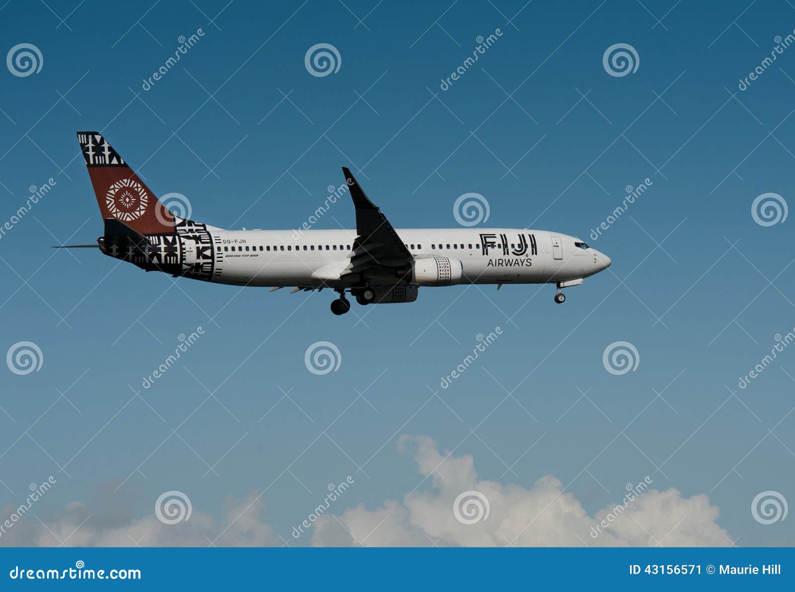 Air Fiji Boeing 737-800 photo éditorial. Image du monde - 43156571