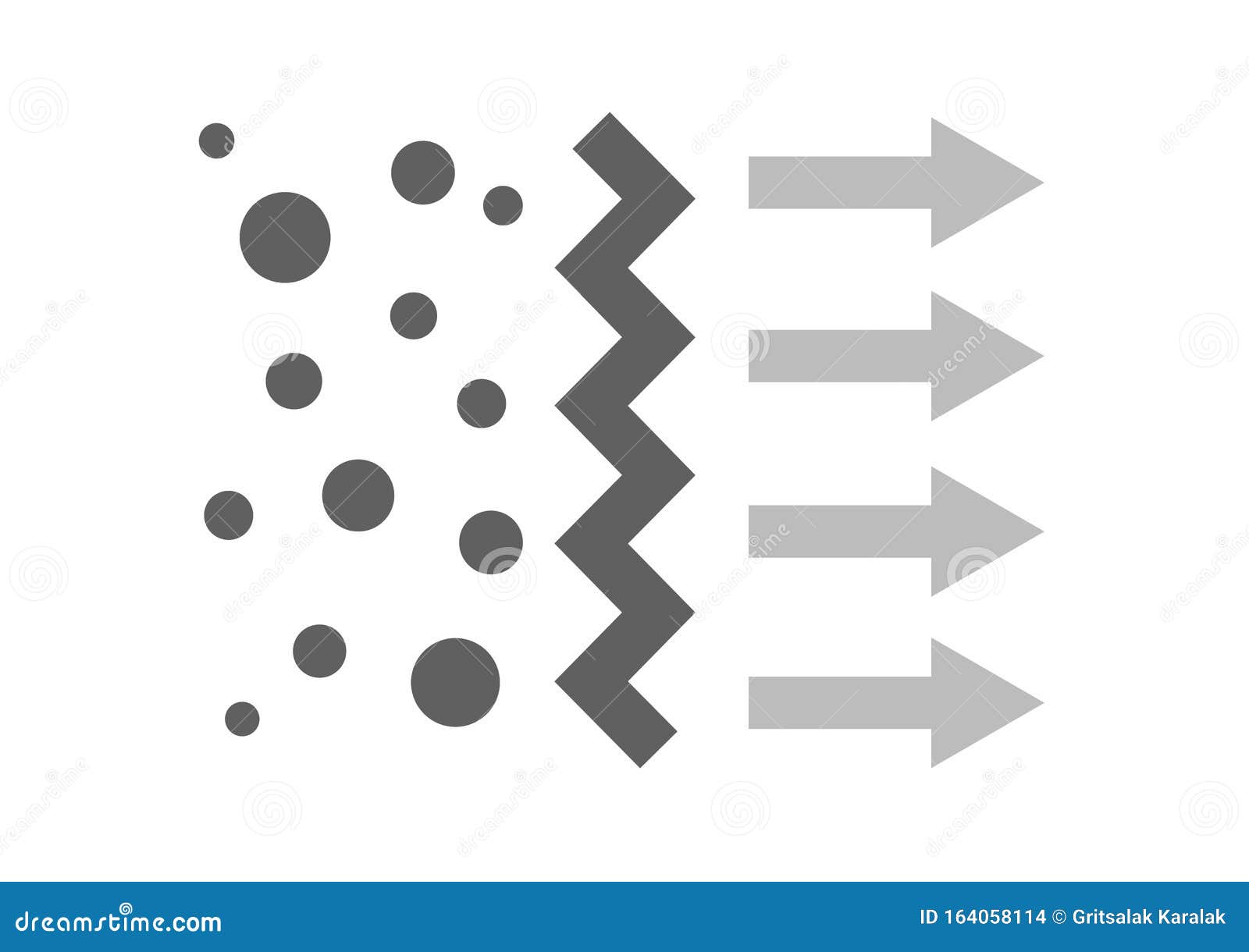 Air Filter with Bacteria and Dust Icon Stock Vector - Illustration of ...