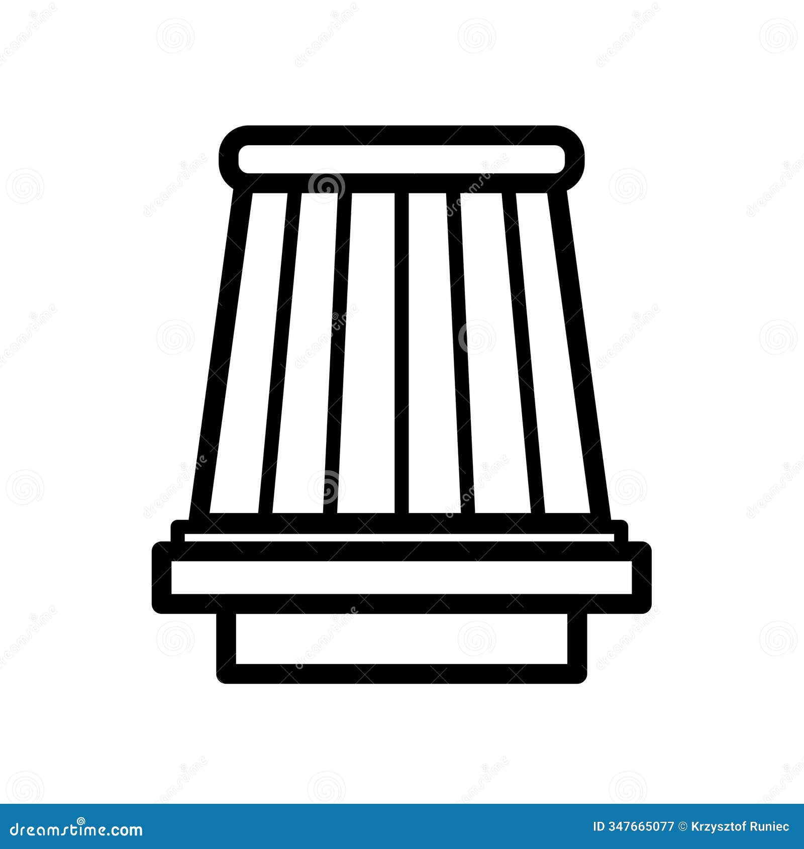 Air Filter, Car Filter - Vector Icon Stock Illustration - Illustration ...