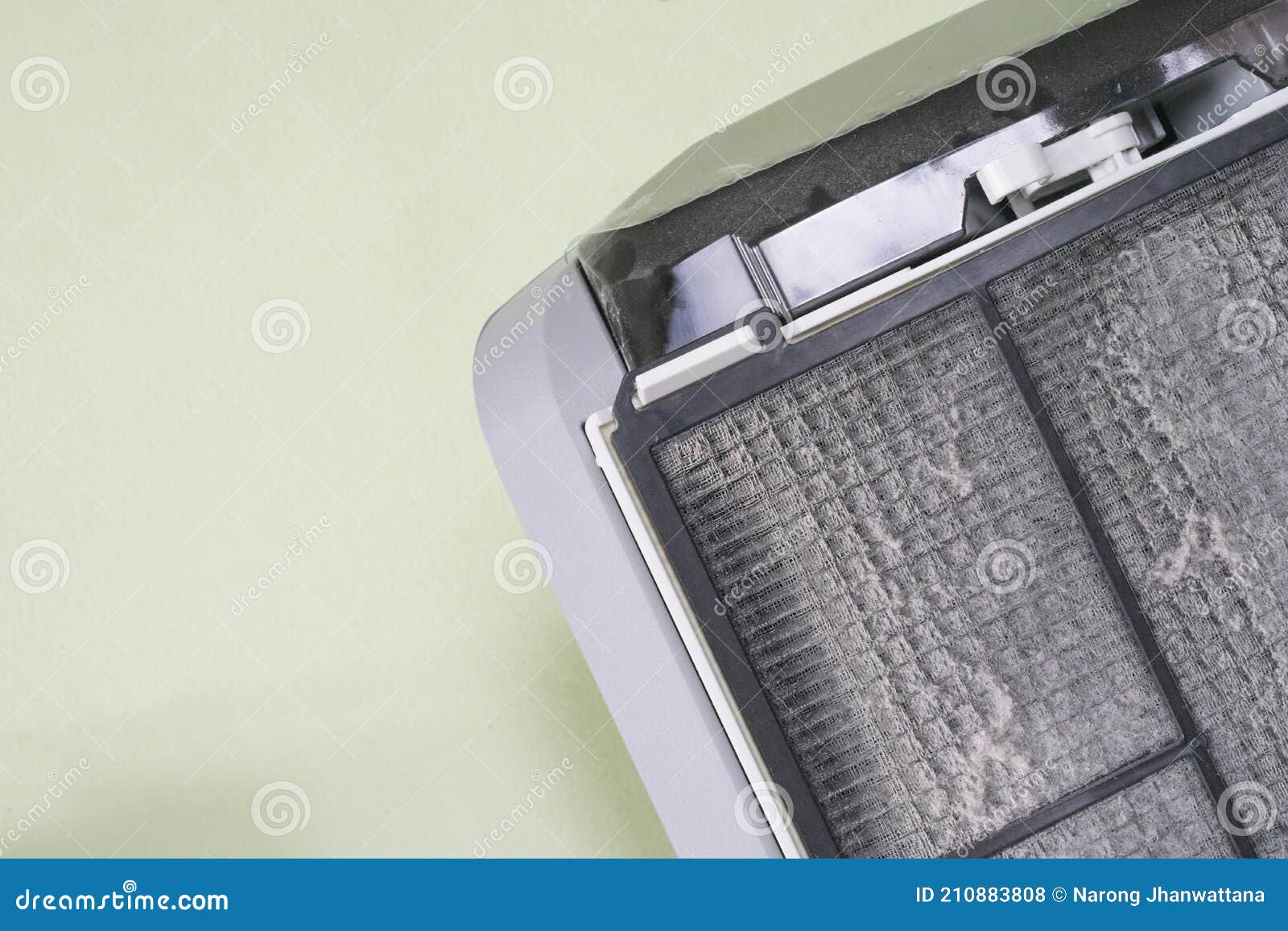 Air filter dusty stock photo. Image of ecology, purification - 210883808