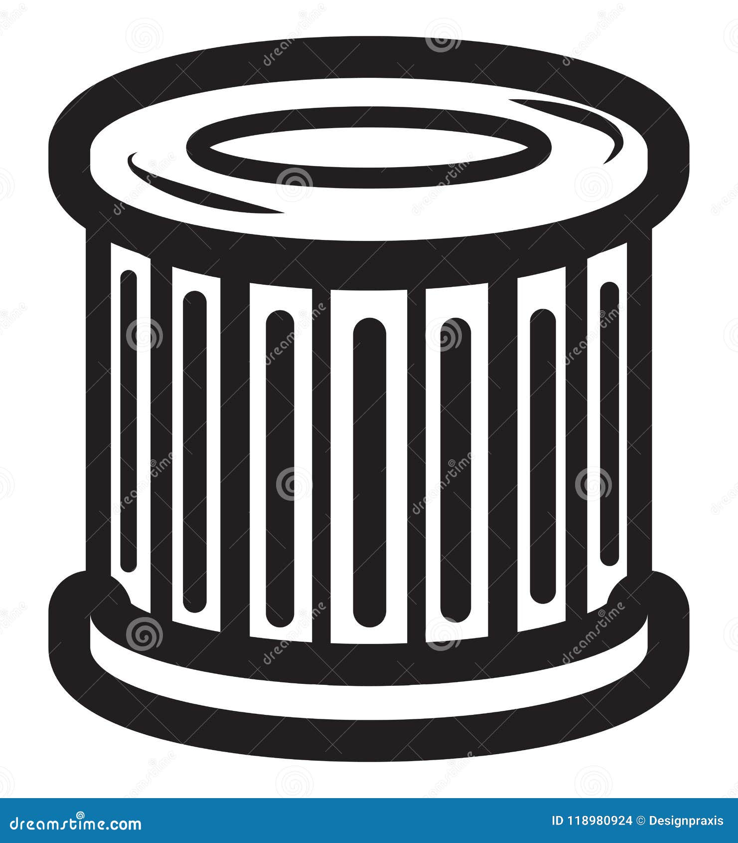 Air Filter Icon stock illustration. Illustration of clean - 118980924
