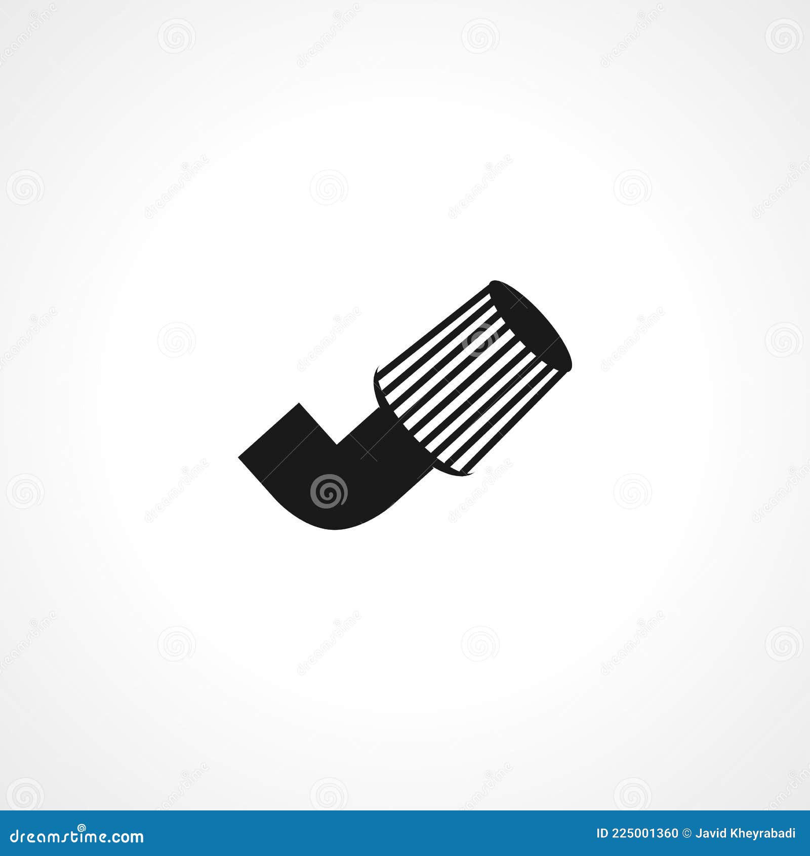 Air Filter Icon. Car Air Filter Isolated Vector Icon Stock Vector ...