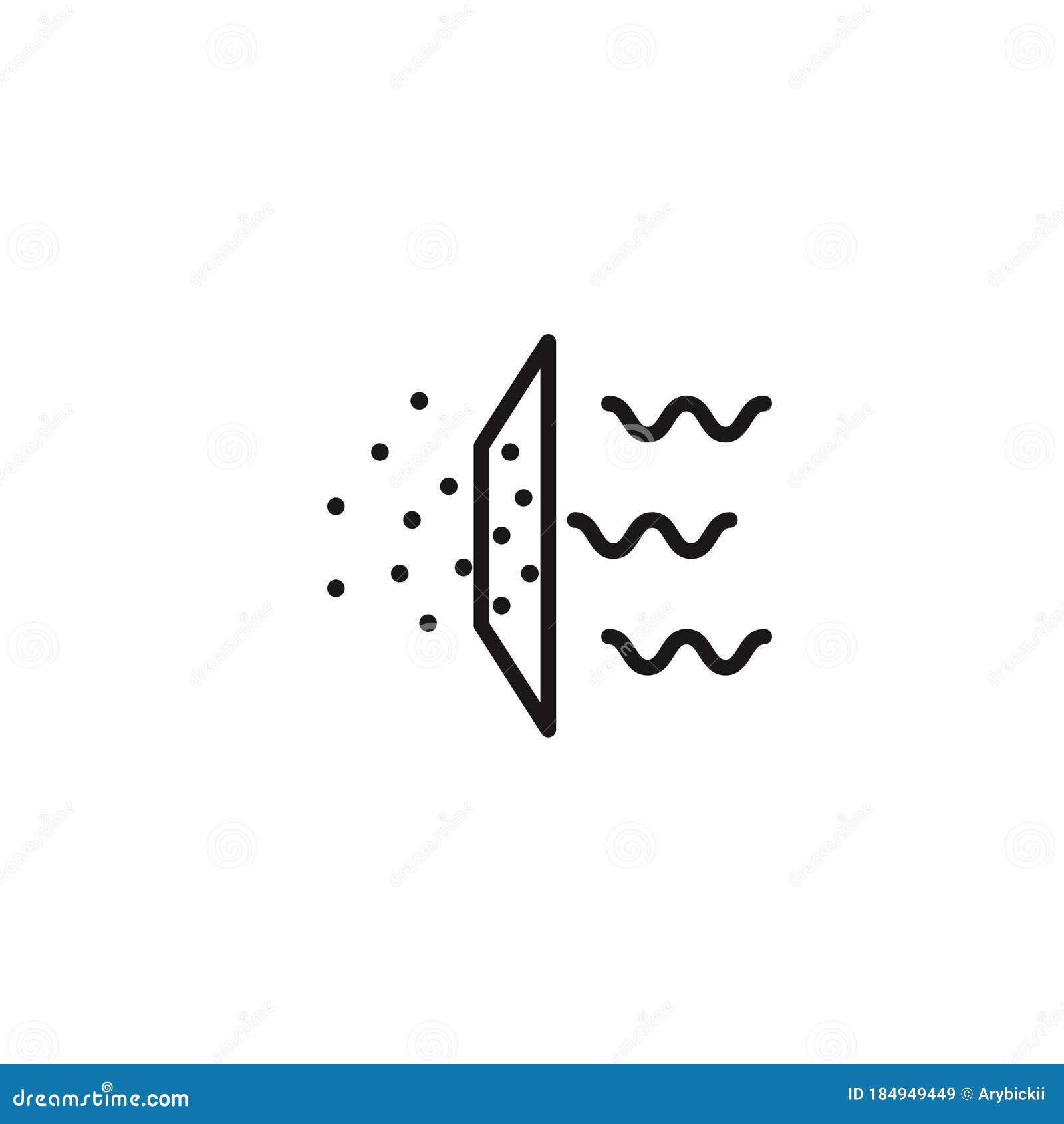 Air filter icon stock vector. Illustration of element - 184949449