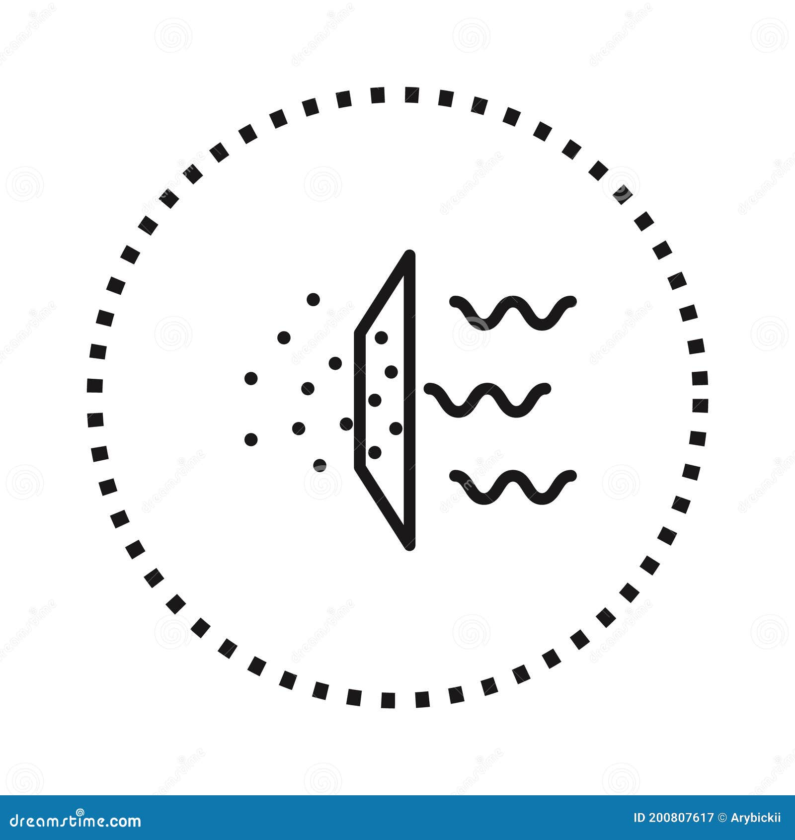 Air filter icon stock vector. Illustration of cool, element - 200807617