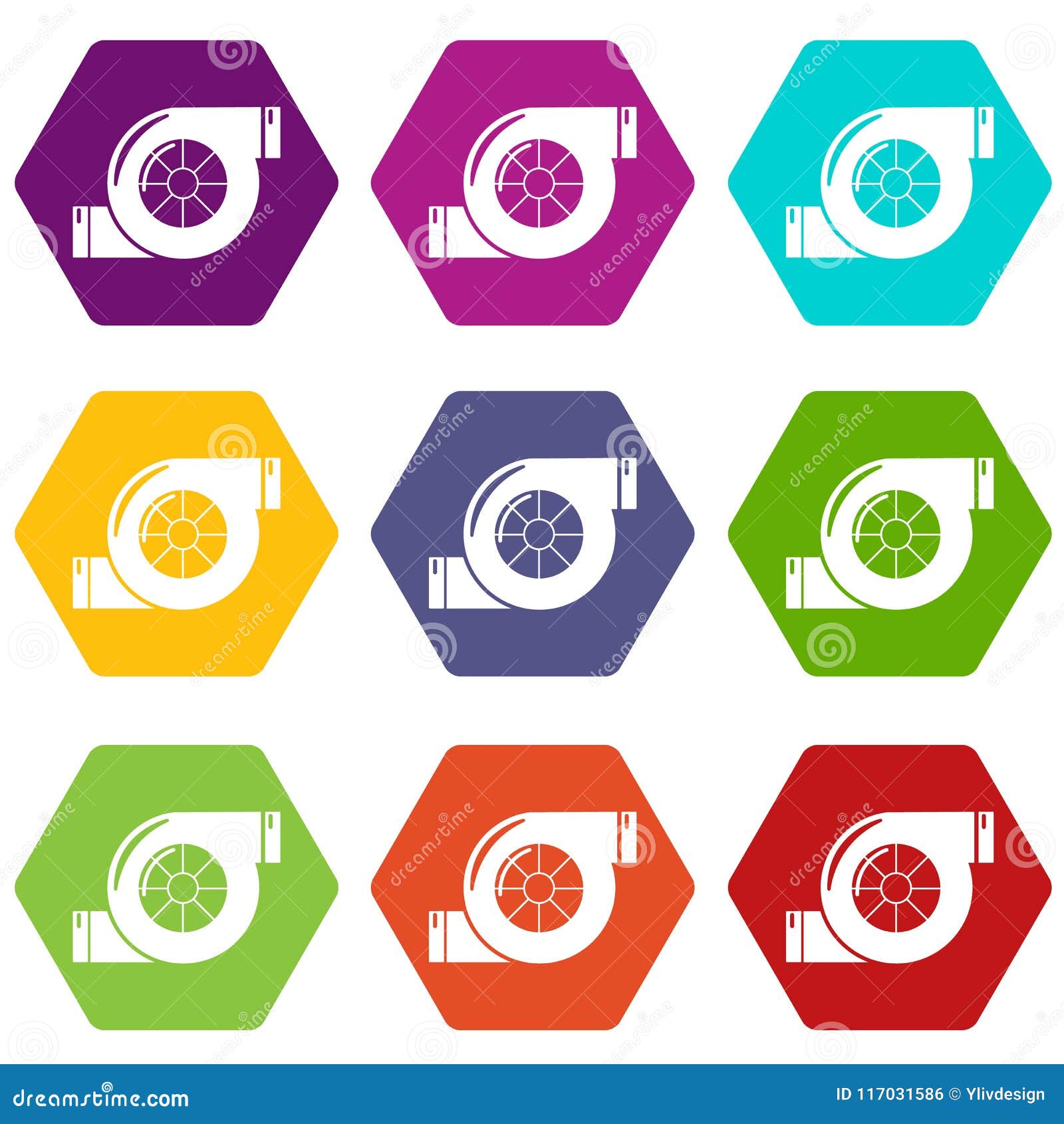Air Filter Icons Set 9 Vector Stock Vector - Illustration of icon ...