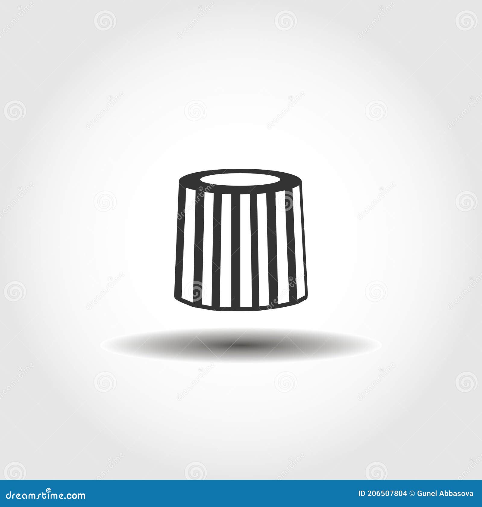 Air Filter Isolated Icon. Car Part Design Element Stock Vector ...