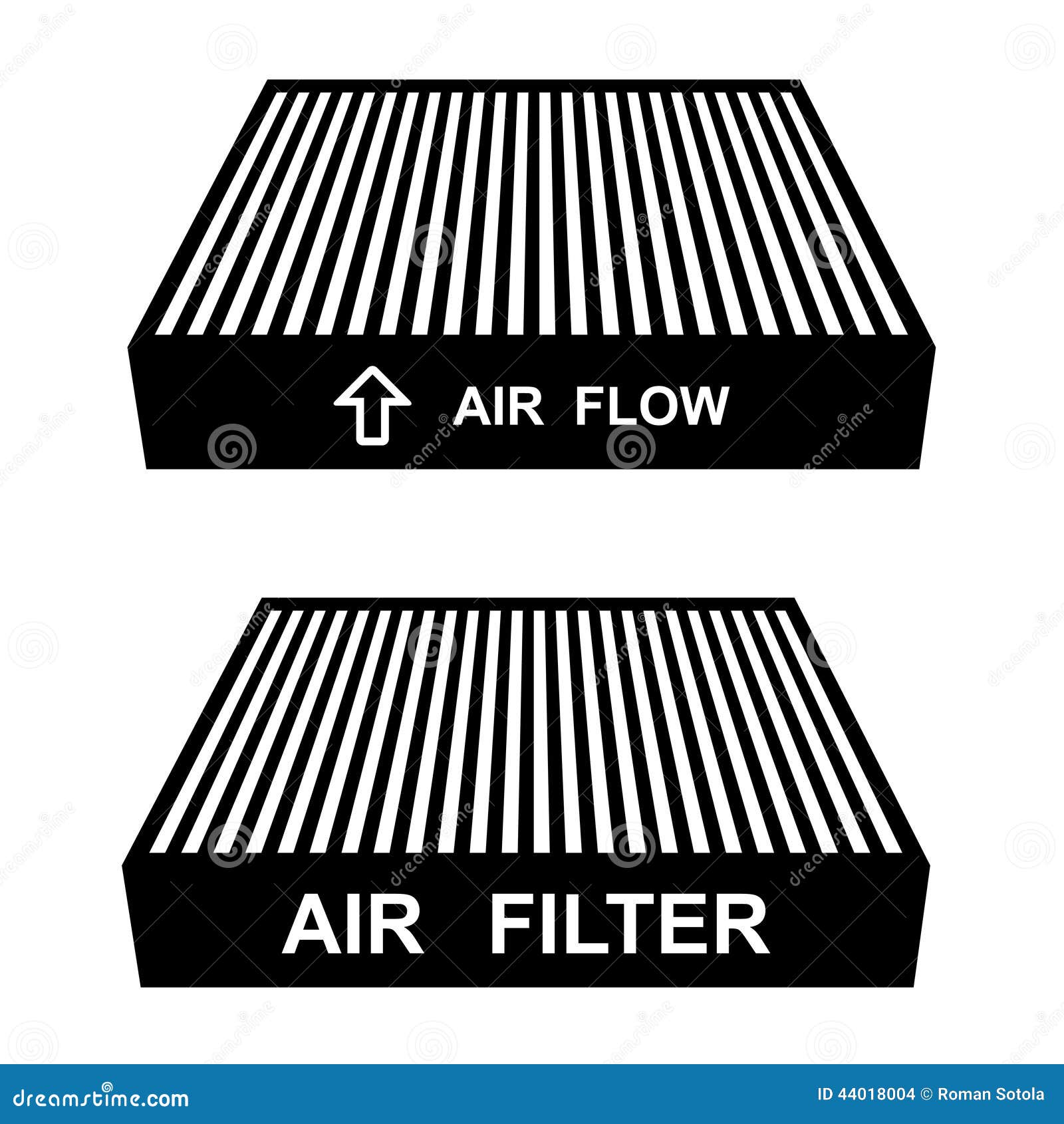 Air Filter Symbols Vector Illustration | CartoonDealer.com #44018004