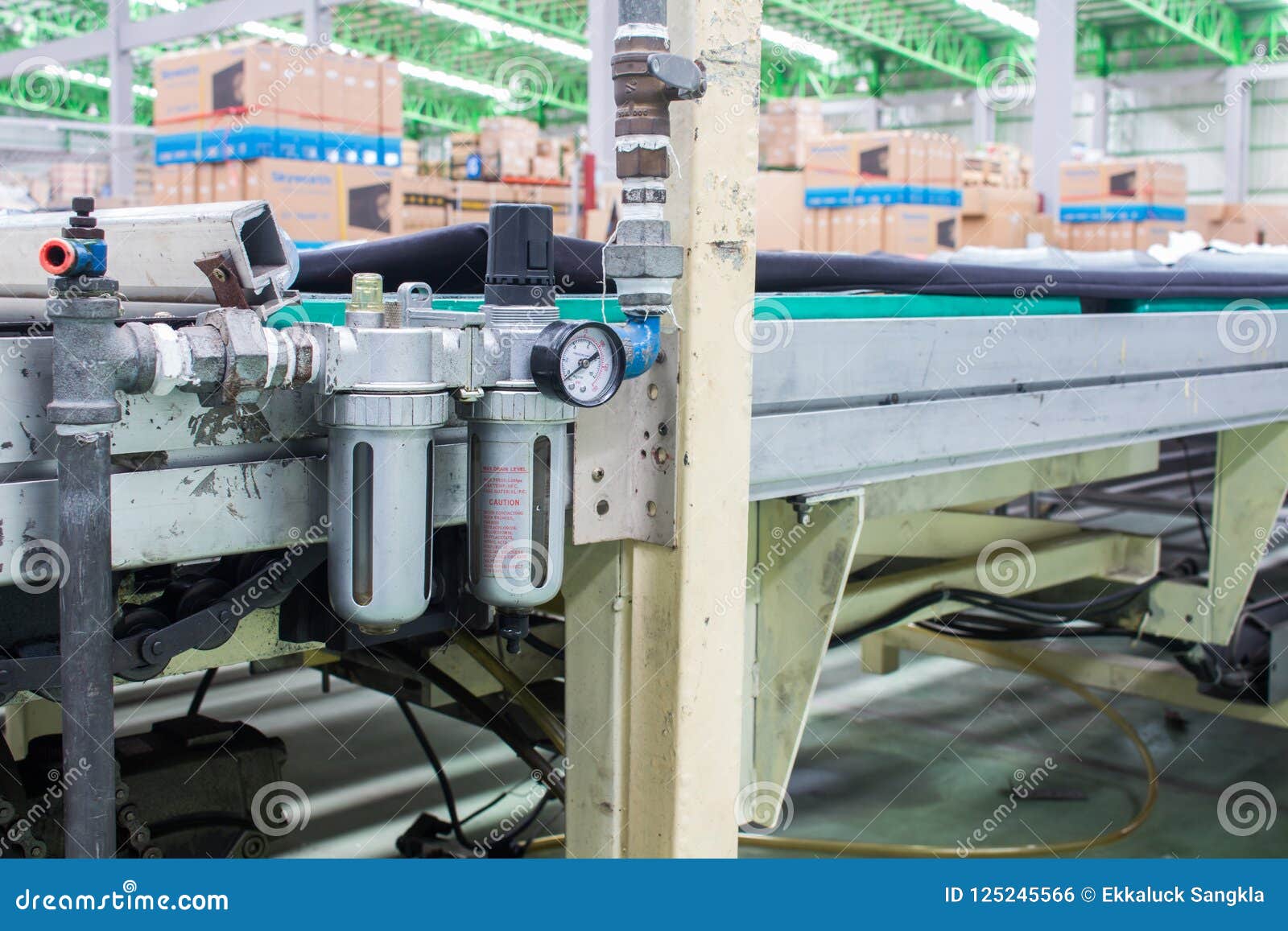 Air Filter Used in Pneumatic System Stock Photo - Image of equipment ...