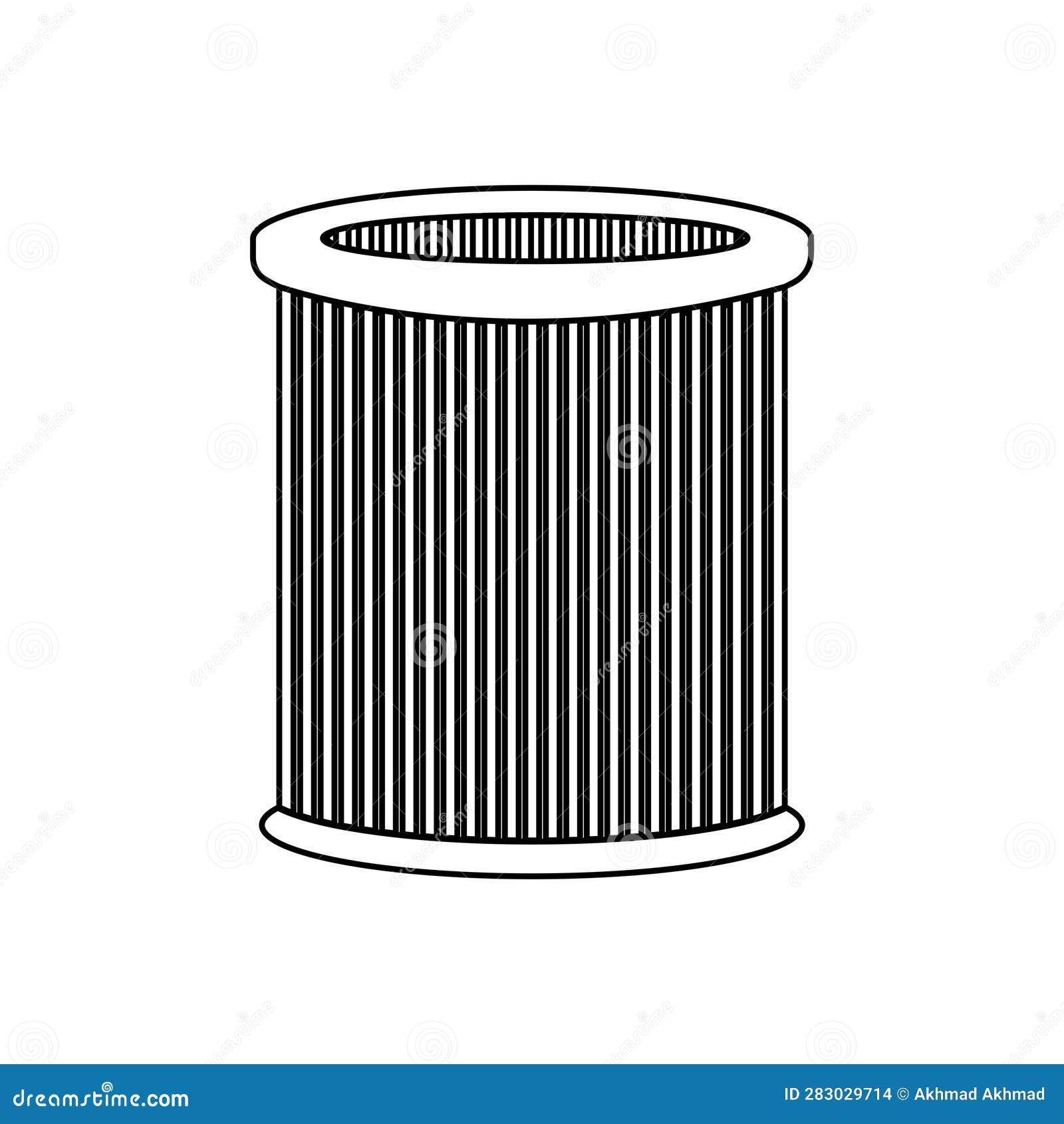 Air filter icon stock vector. Illustration of icon, tool - 283029714