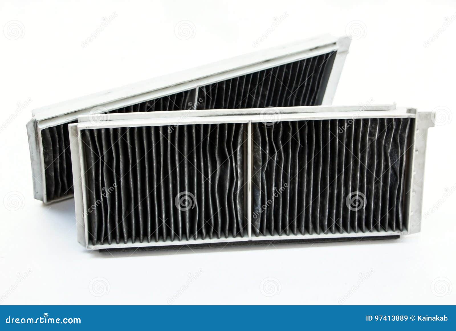 Air Filter for Very Dirty Car Air Conditioner Stock Image - Image of ...
