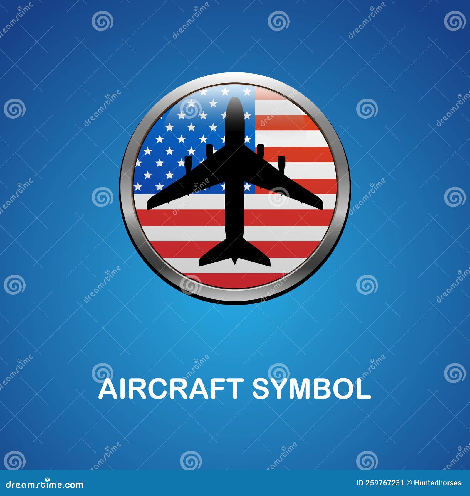Air flight stock vector. Illustration of airplane, plane - 259767231