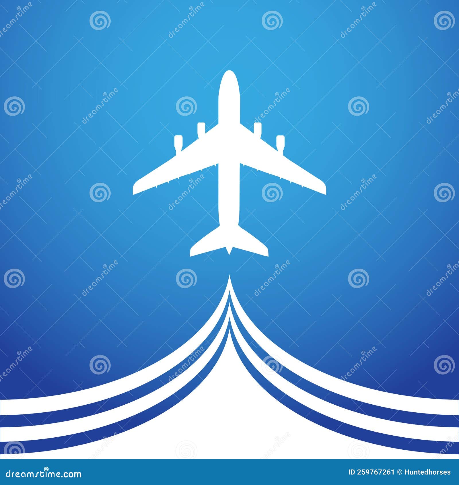 Air flight stock vector. Illustration of clip, concept - 259767261