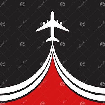 Air flight stock vector. Illustration of icon, airplane - 259764346