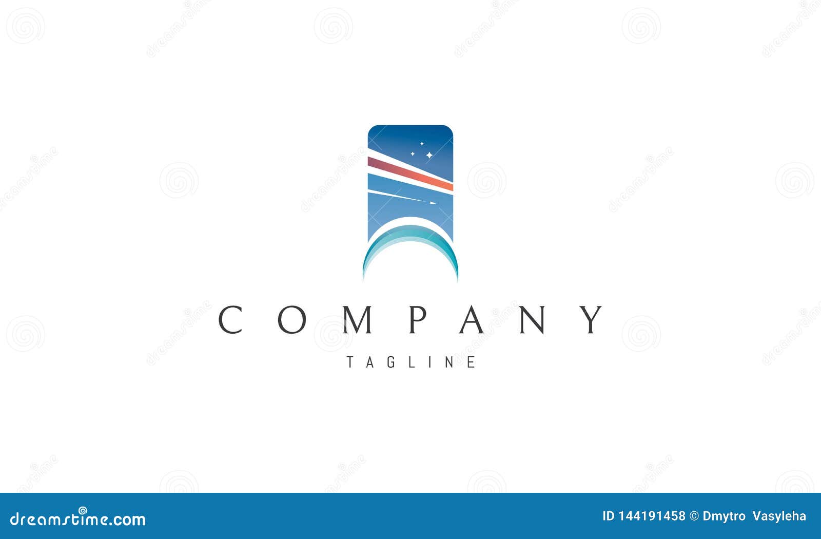 Air Flights Abstract Blue Vector Logo Design Stock Vector ...