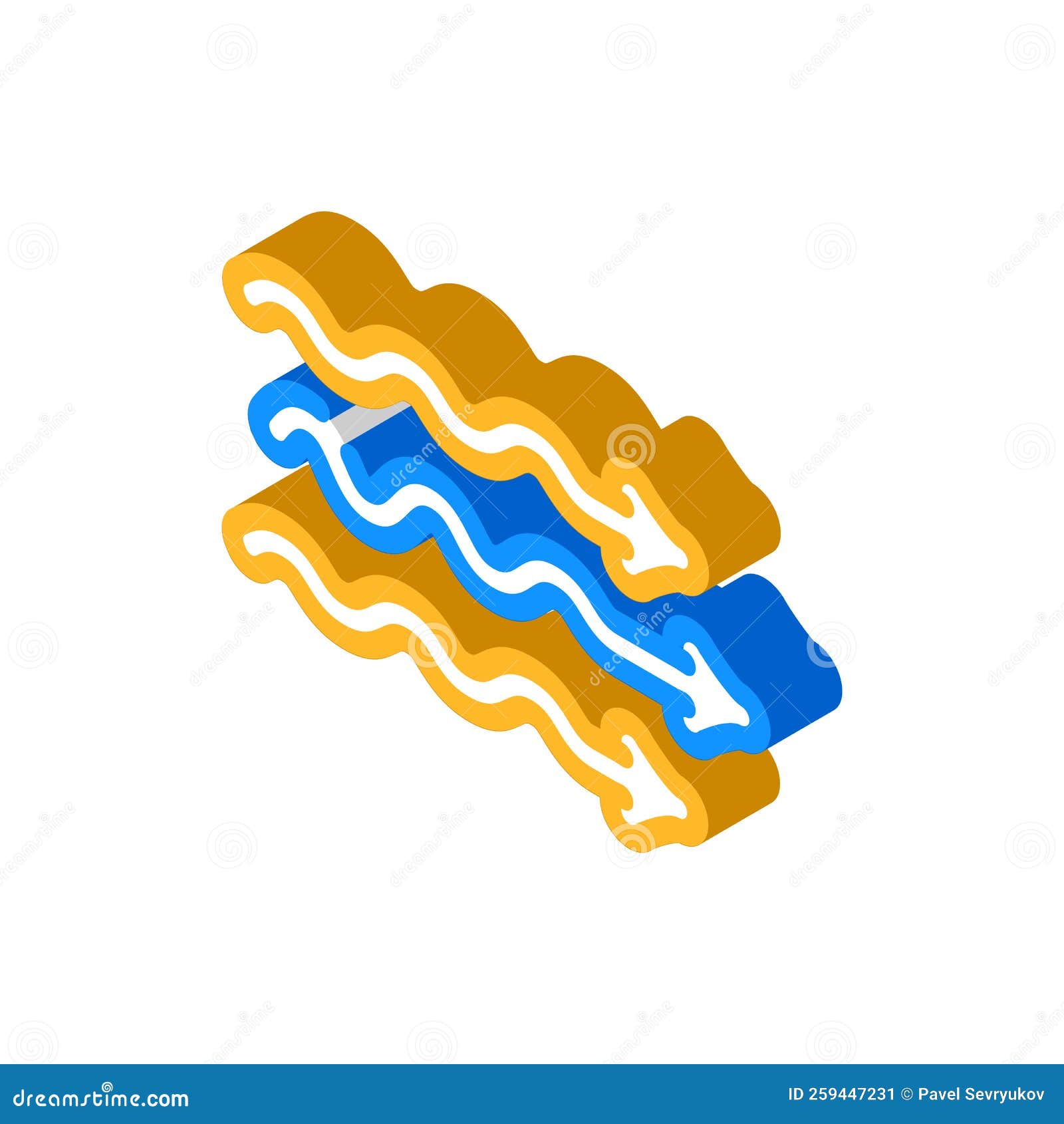 Air Flow Isometric Icon Vector Illustration Stock Illustration ...