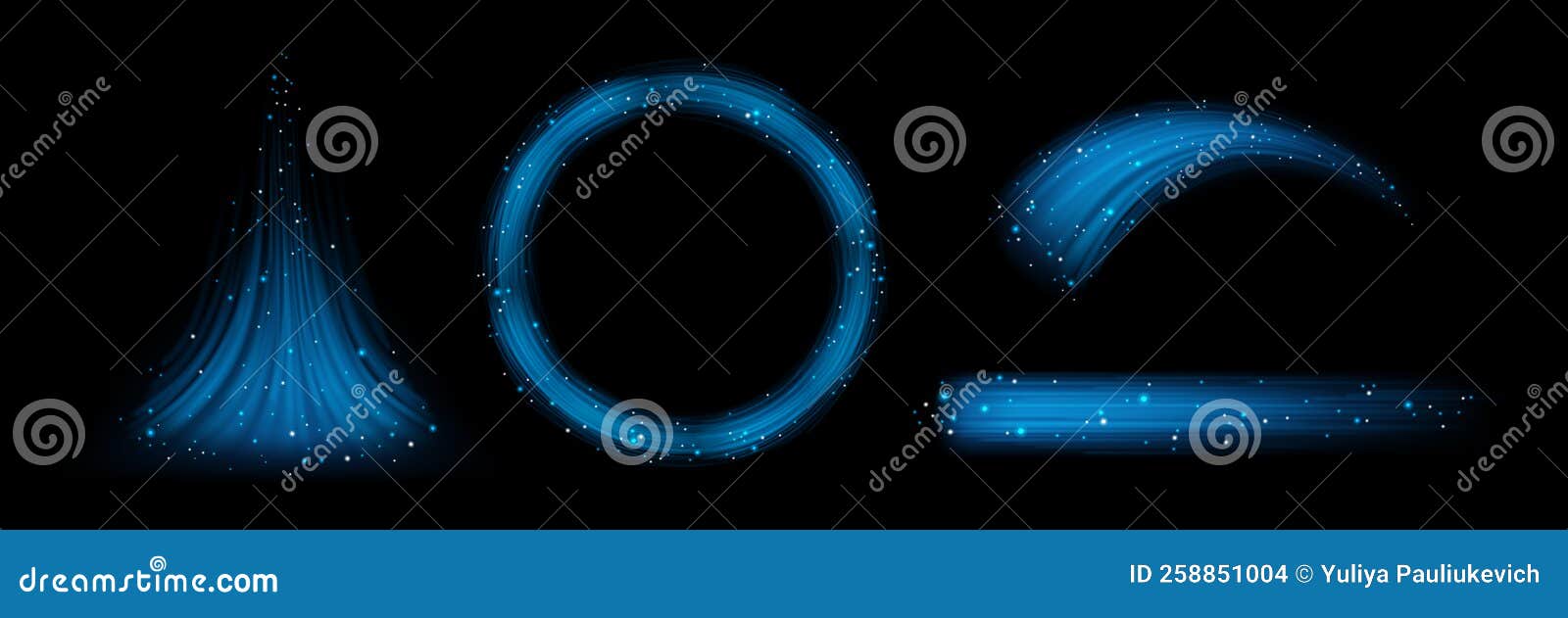 Wind Air Streams. Realistic Storm Waves, Abstract Dry Smoke Flow ...