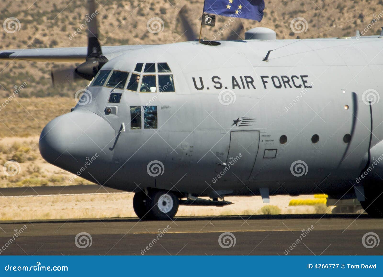 Air Force cargo plane stock image. Image of large, nose - 4266777