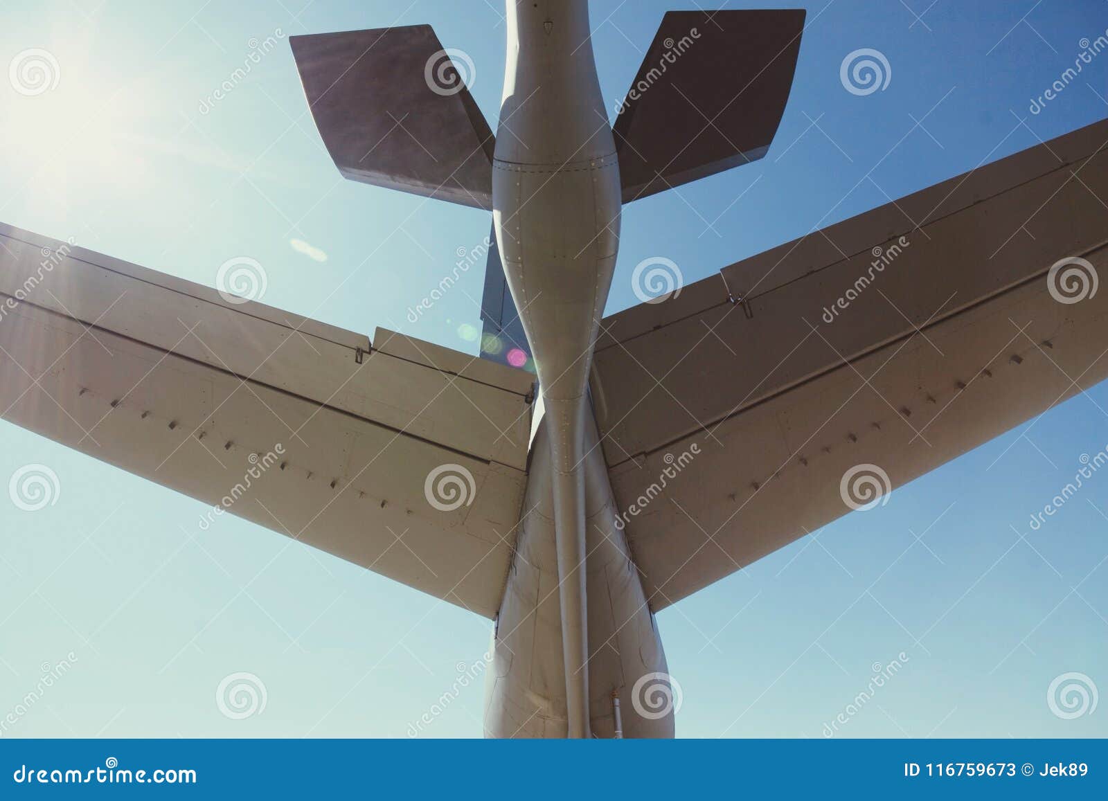 Air Force Cargo Plane Tail End Stock Image - Image of carrier, latge ...