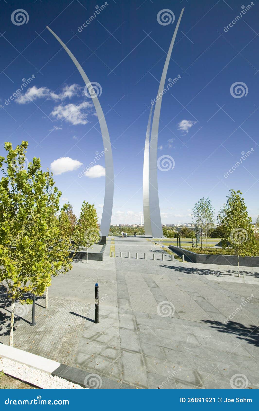 Air Force Memorial stock image. Image of landmark, remembrance - 26891921