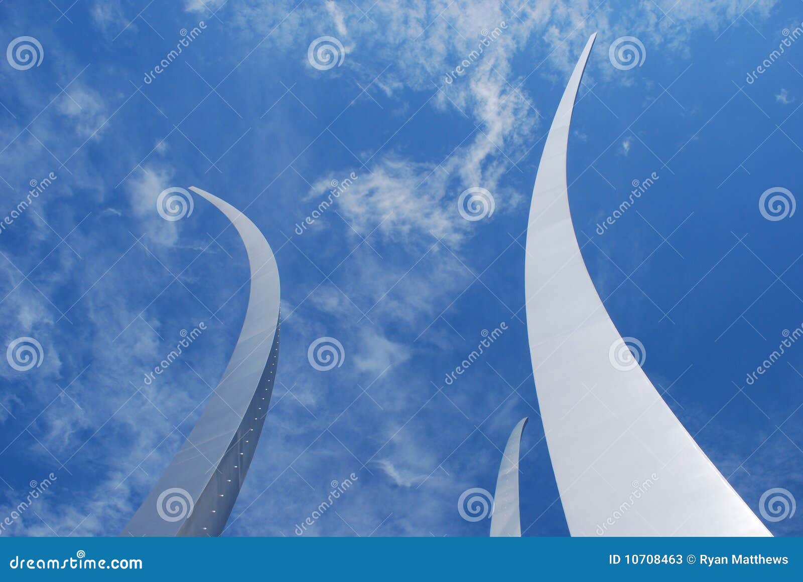 Air Force Monument - Washington DC Stock Image - Image of force ...