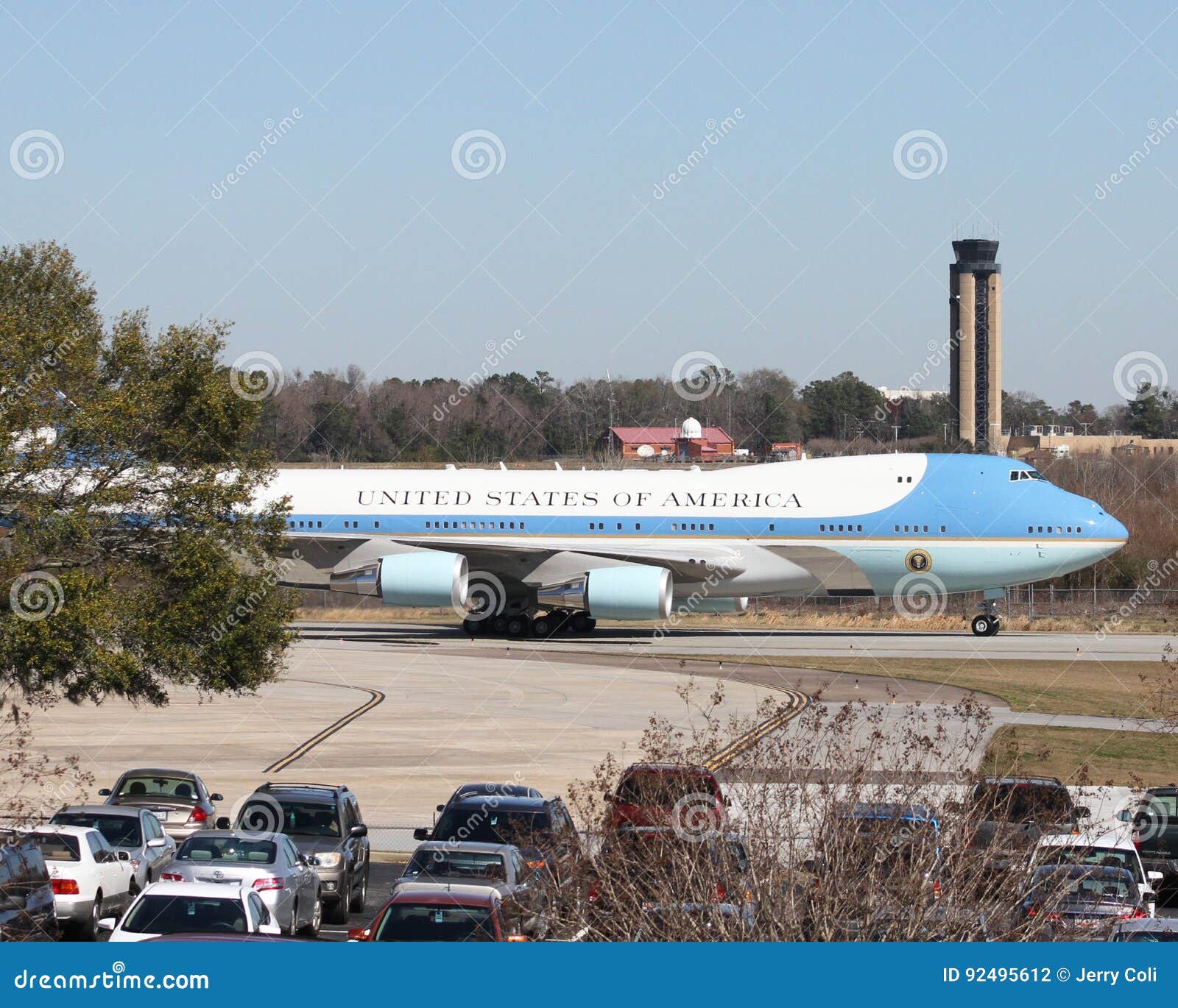 Air Force One fotografia editorial. Imagem de charleston - 92495612