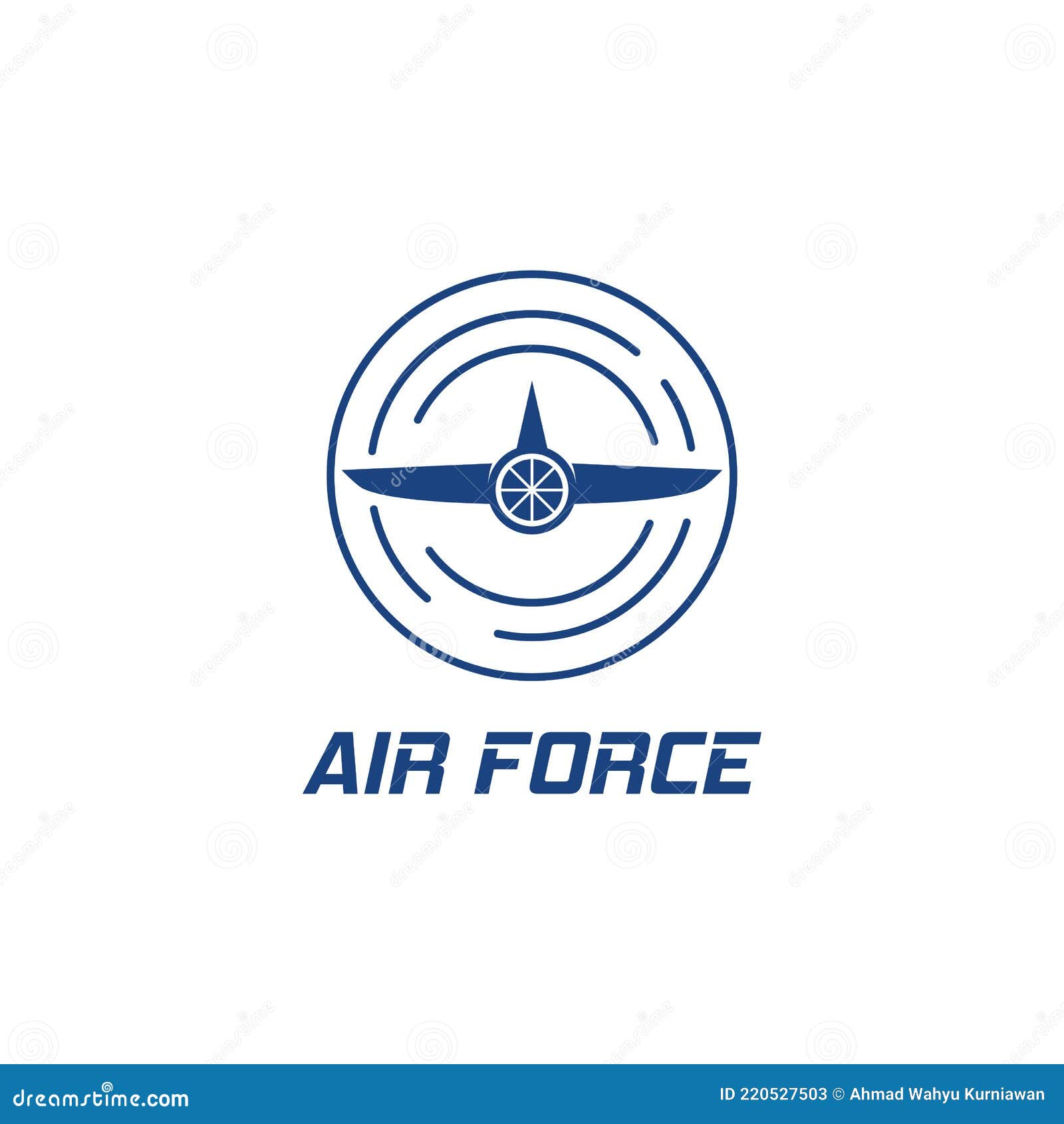 Air force plane stock vector. Illustration of military - 220527503