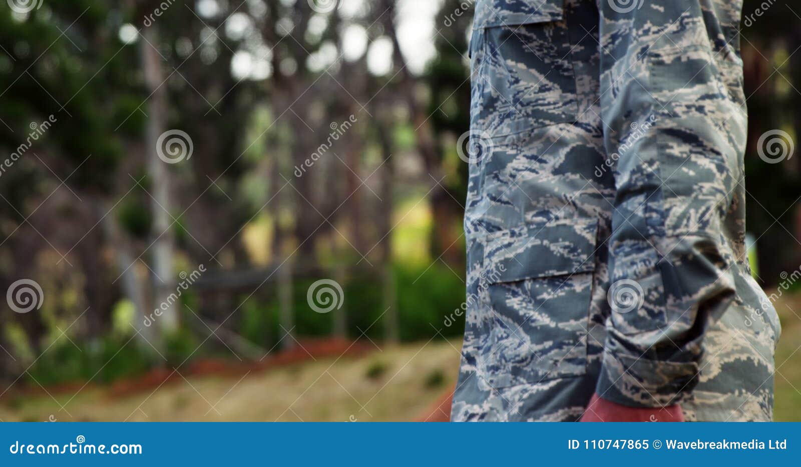 Air Force Soldier Standing at Attention Posture 4k Stock Video - Video ...