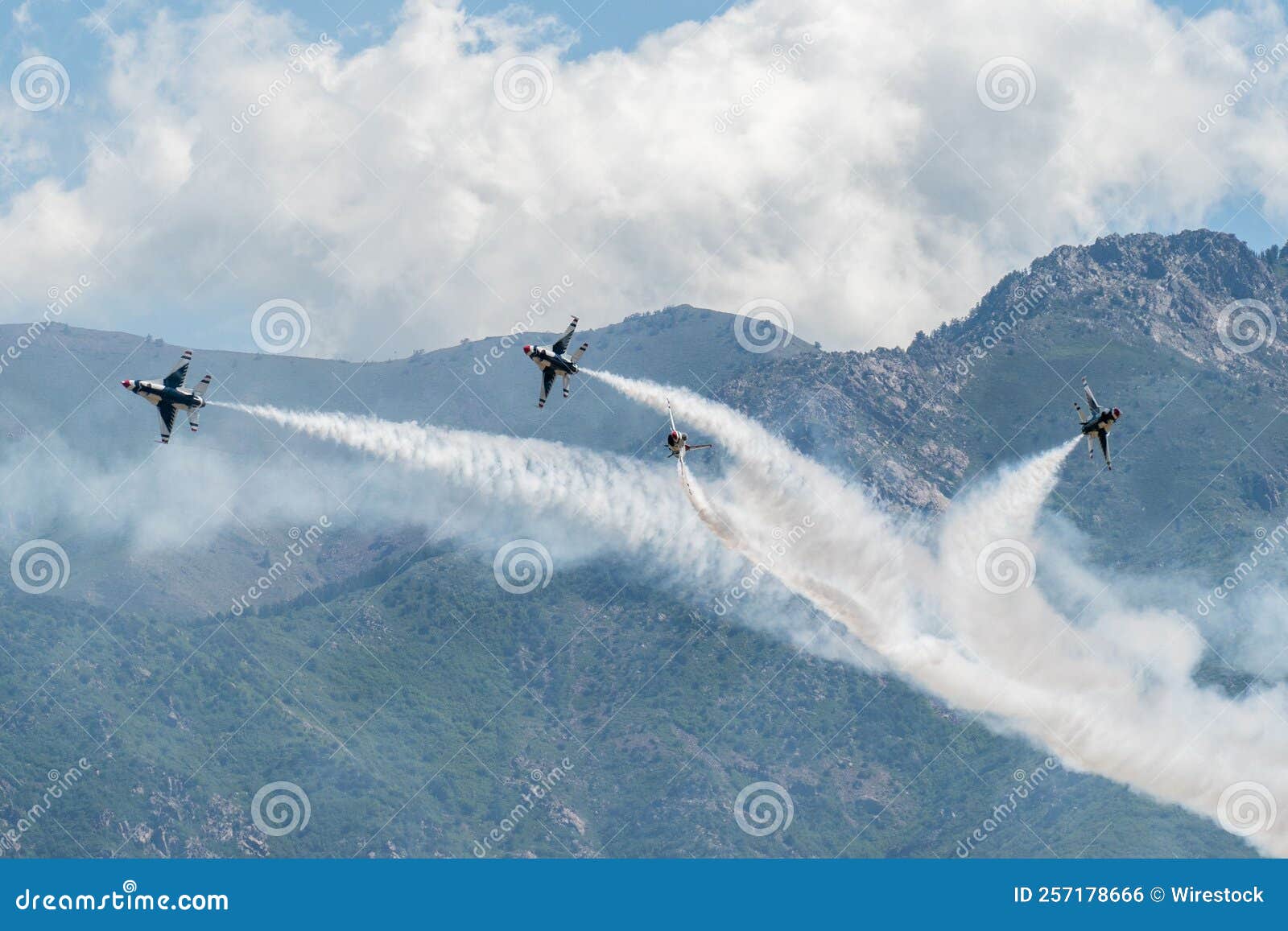 Air Force Thunderbirds Demonstration Team Performance at Hill Air Force ...