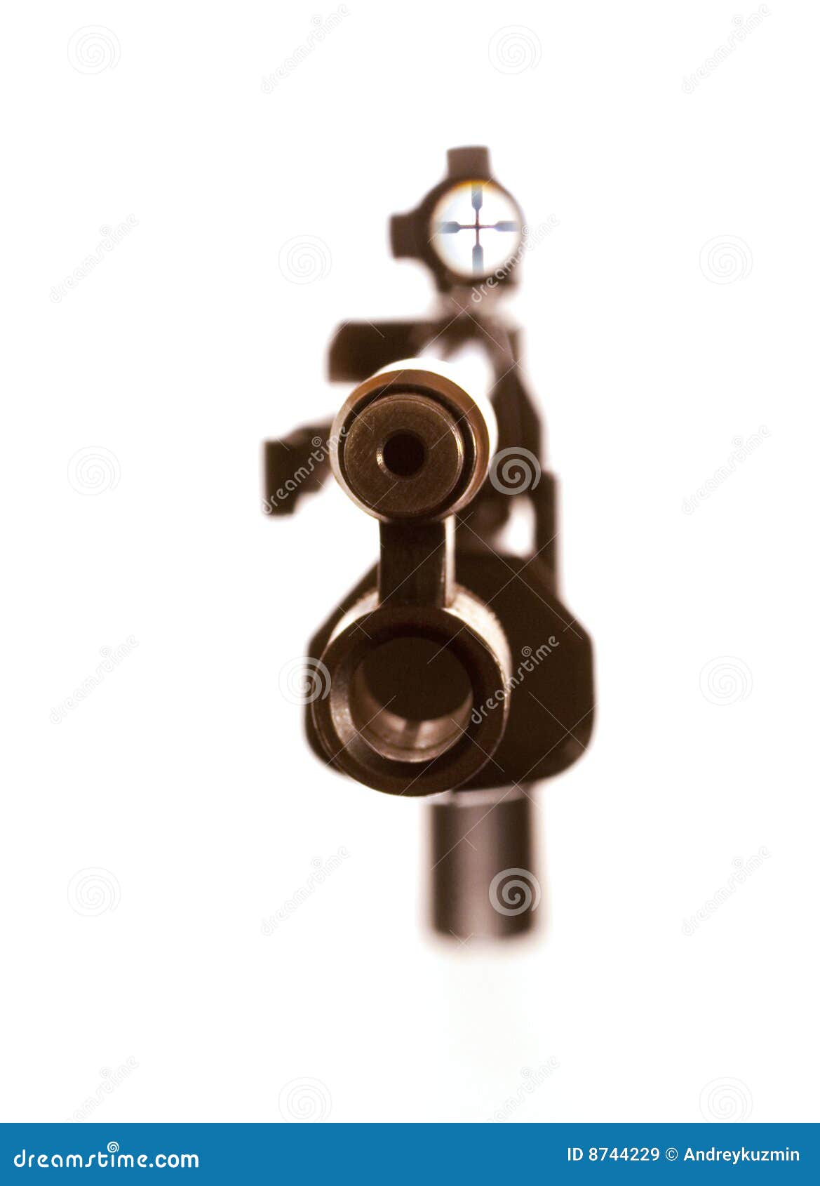 Air gun barrel closeup stock image. Image of fight, pneumatic - 8744229