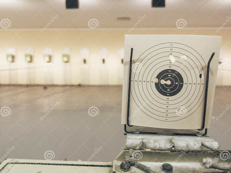 Air Gun Shooting Range, Practice Shooting Range Target Stock Image ...