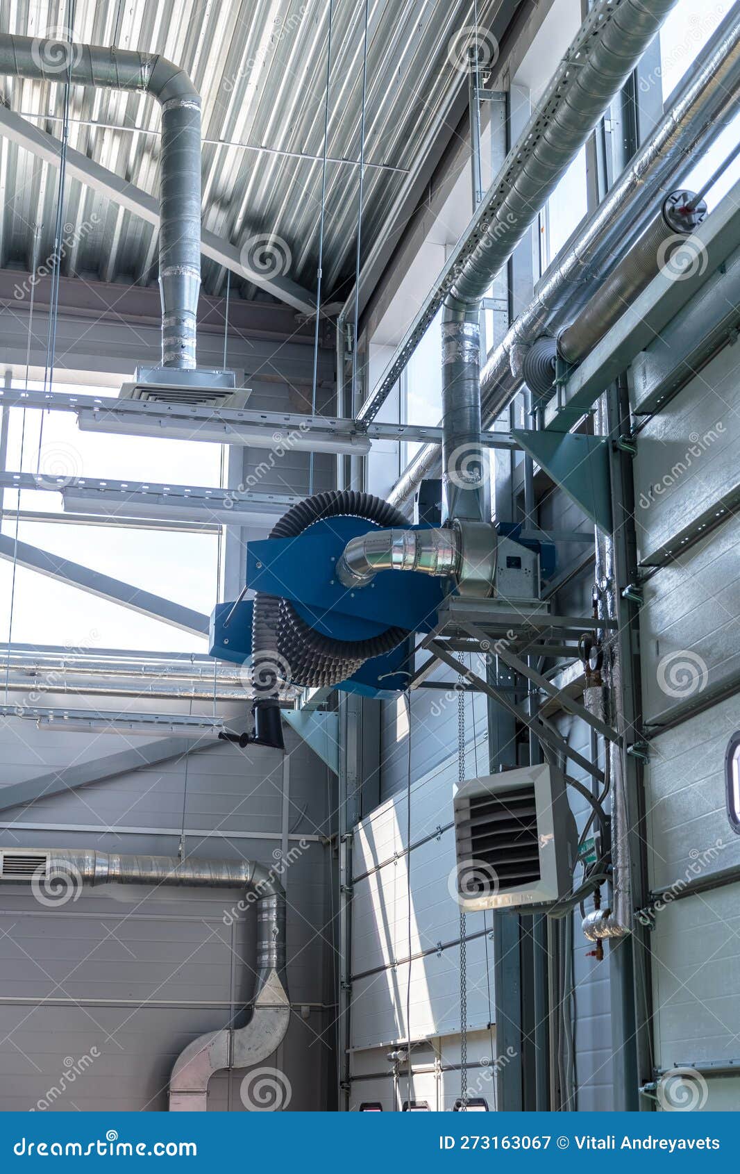 Air Heating System for Industrial Premises, New Technologies.Heat ...