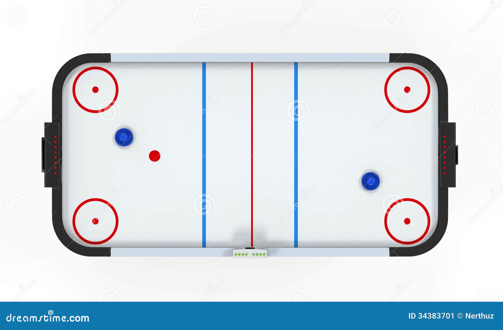 Set Hockey Table, Mechanical Scoreboard, Locker Changing Room, Judge ...