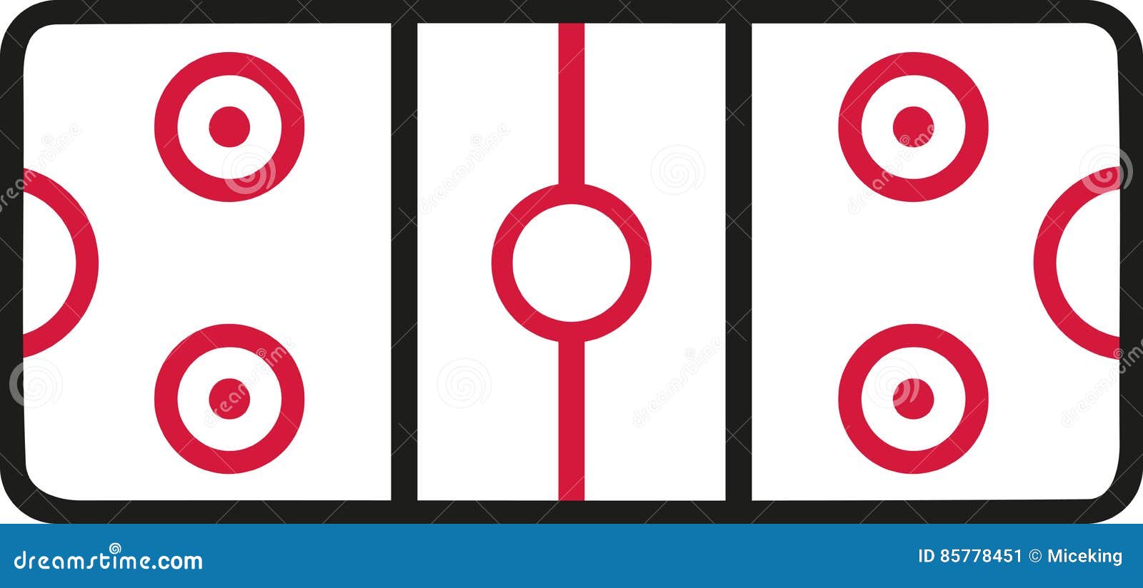 Set Hockey Table, Mechanical Scoreboard, Locker Changing Room, Judge ...