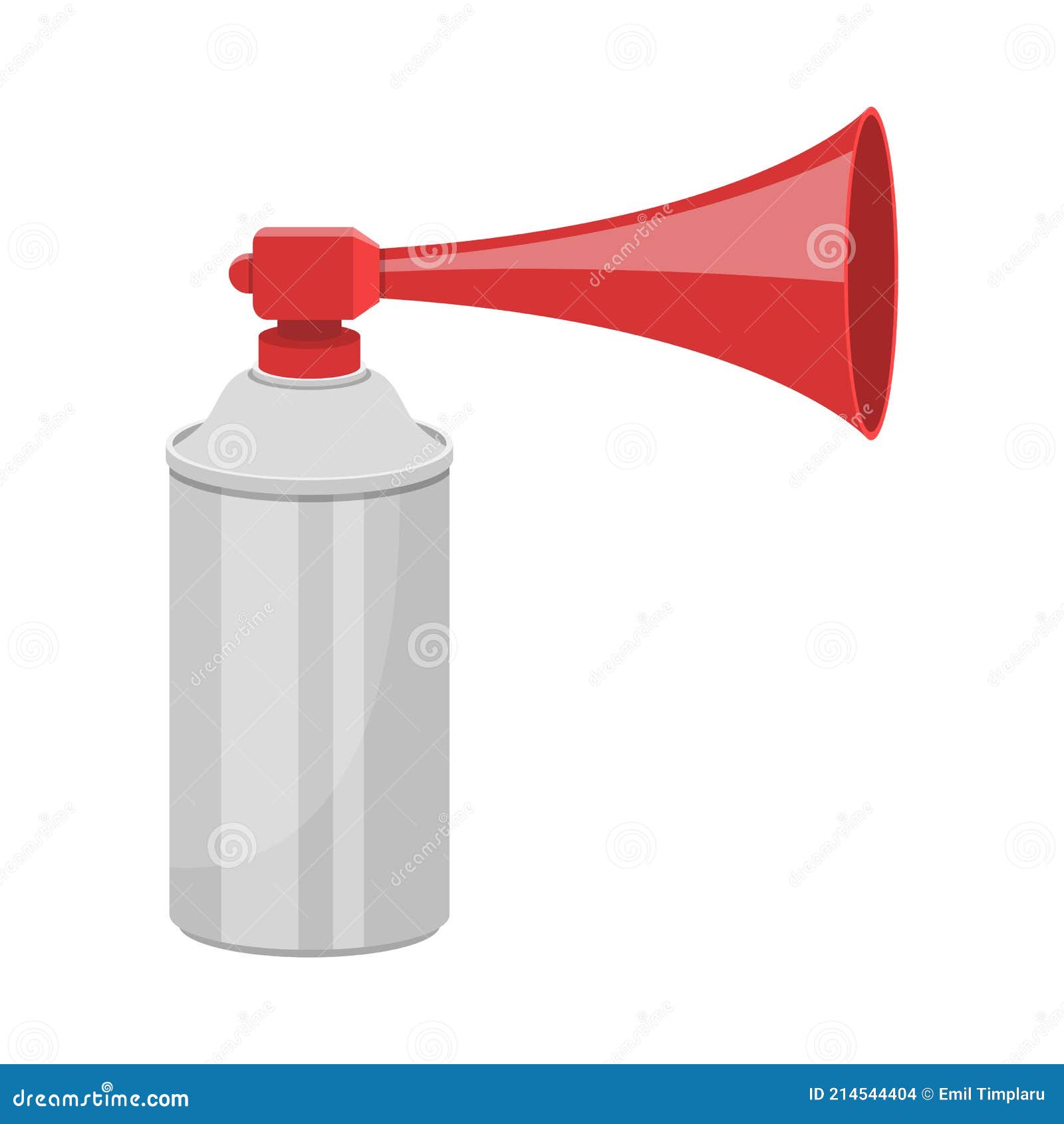 Air Horn Vector Design Illustration Stock Vector - Illustration of horn ...